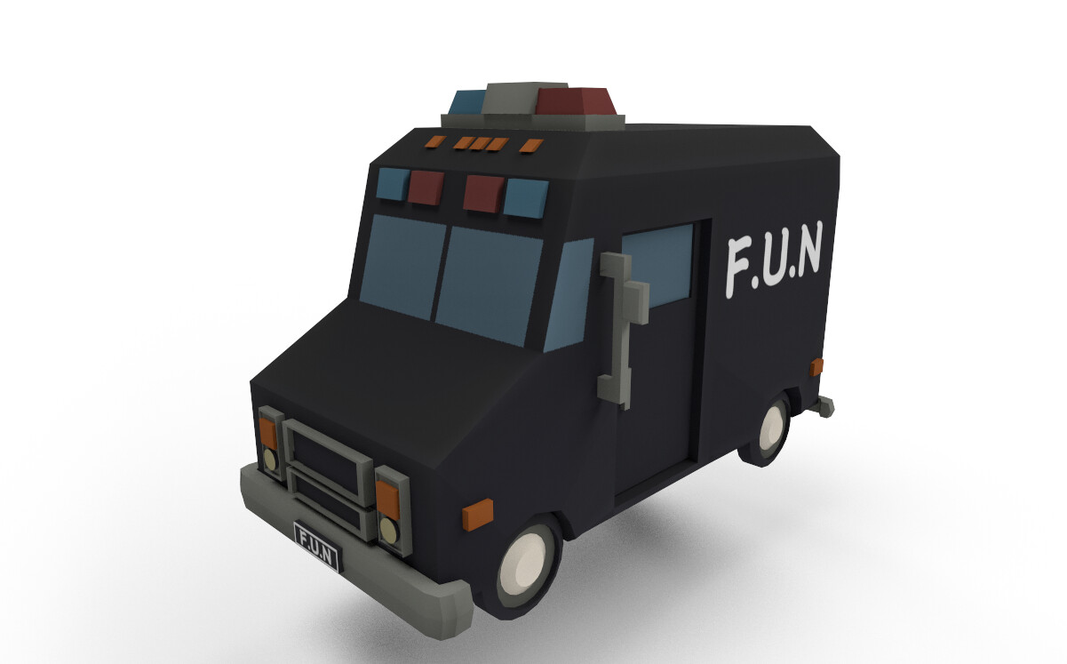 ArtStation - Swat Vehicle (Revel Rousers)