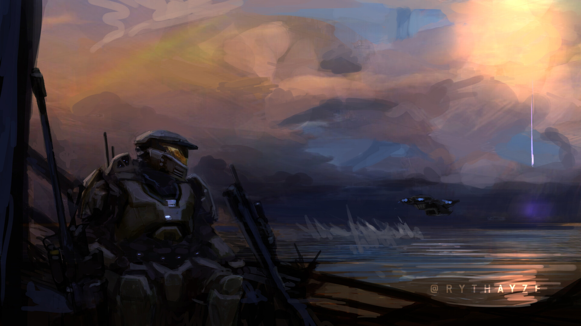 Rythaze - Halo fan illustrations