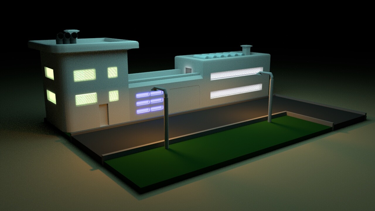 ArtStation - Science building