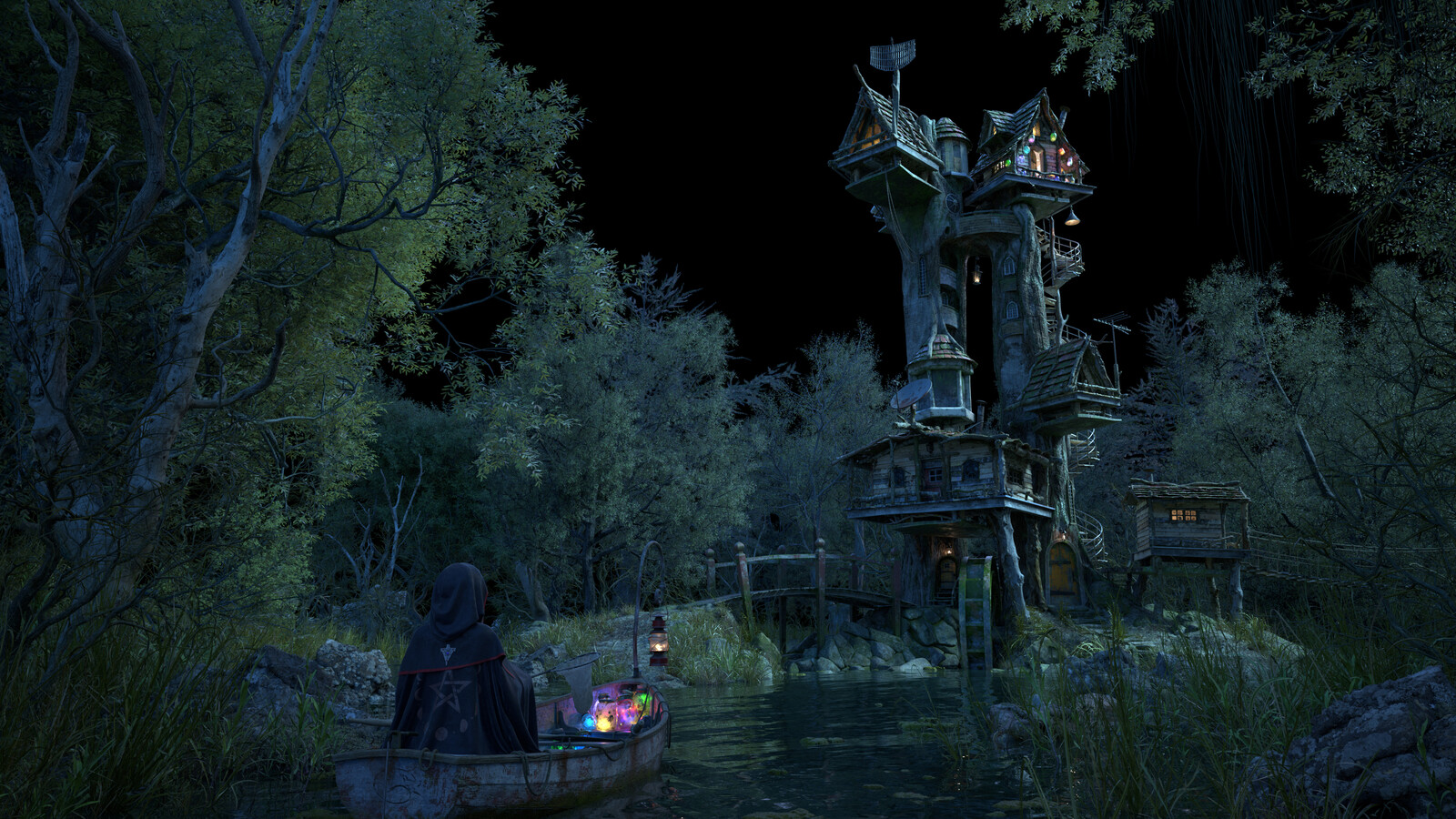 Jeremy Heintz - Whimsical Return - Pixar's Woodville Art Challenge