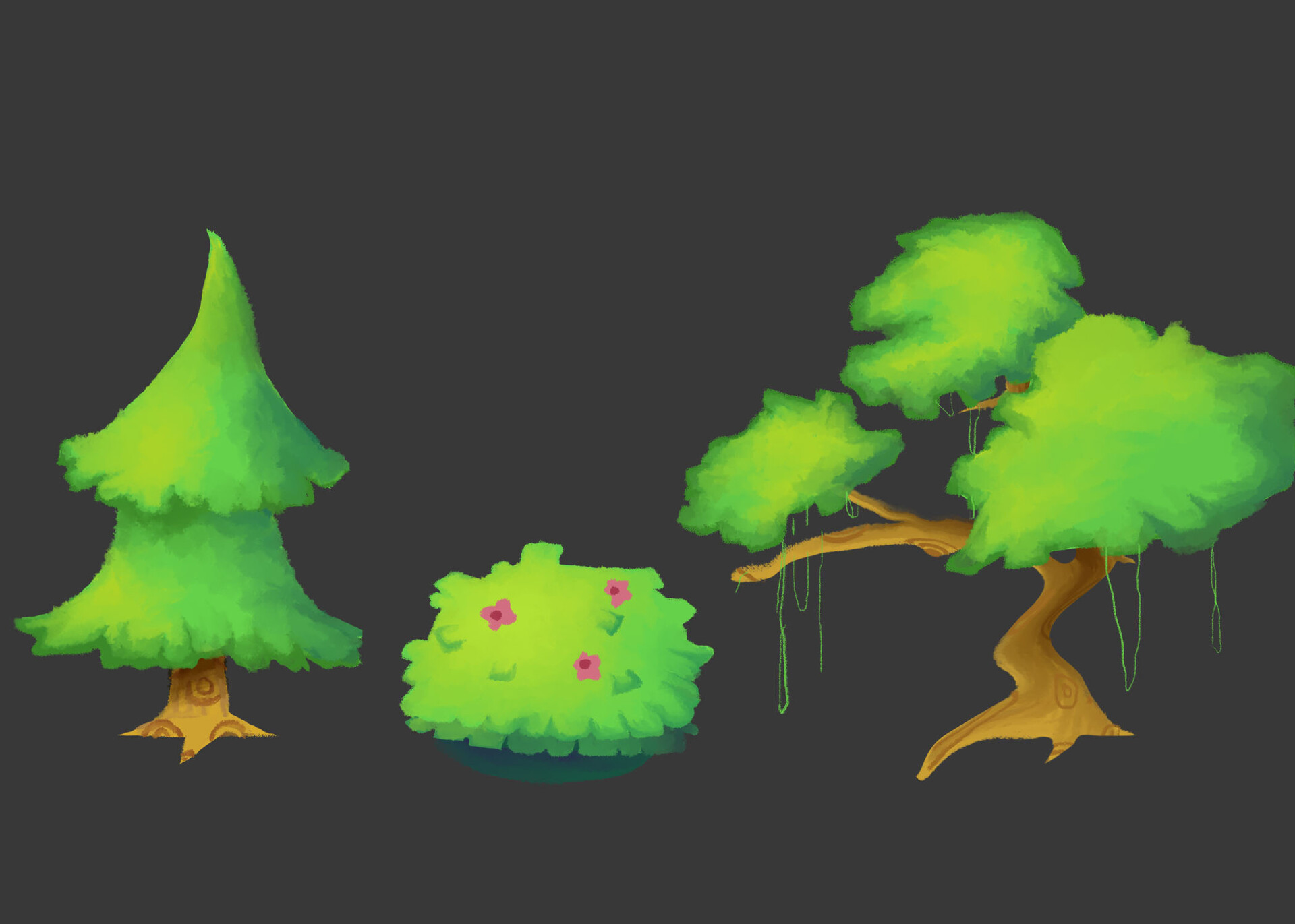 ArtStation - Forest/Swamp Level Design