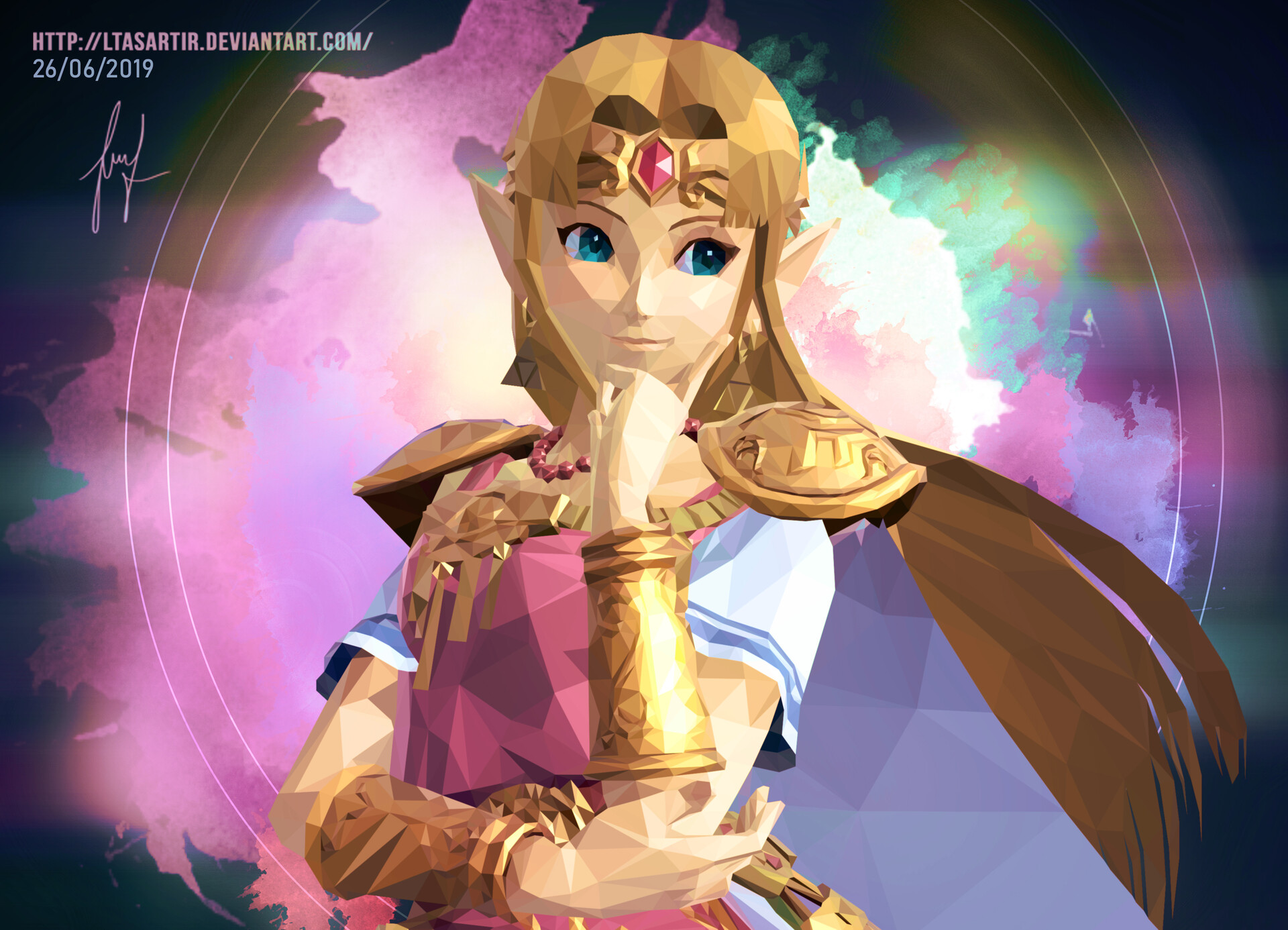 ArtStation - Zelda, in her SSBU version