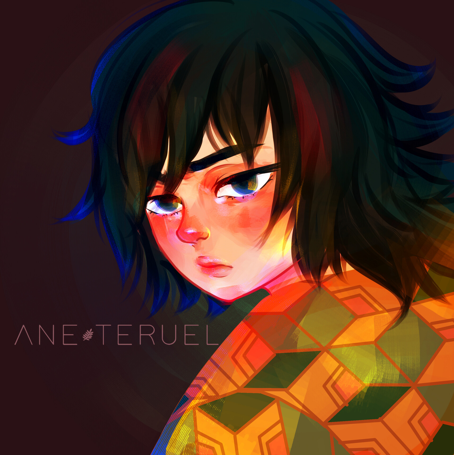 ArtStation - Tomioka Giyuu By Ane Teruel