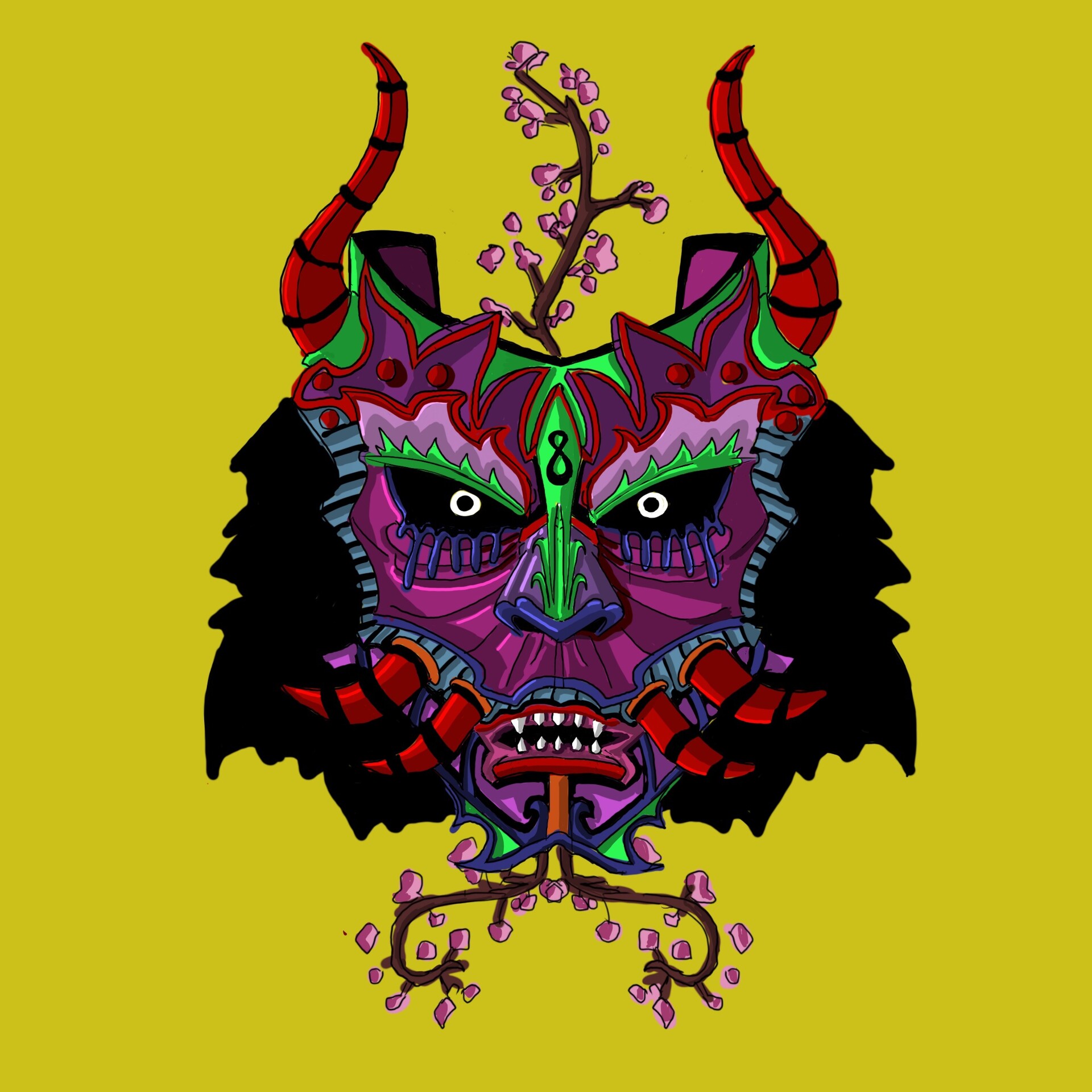 ArtStation - Oni Mask