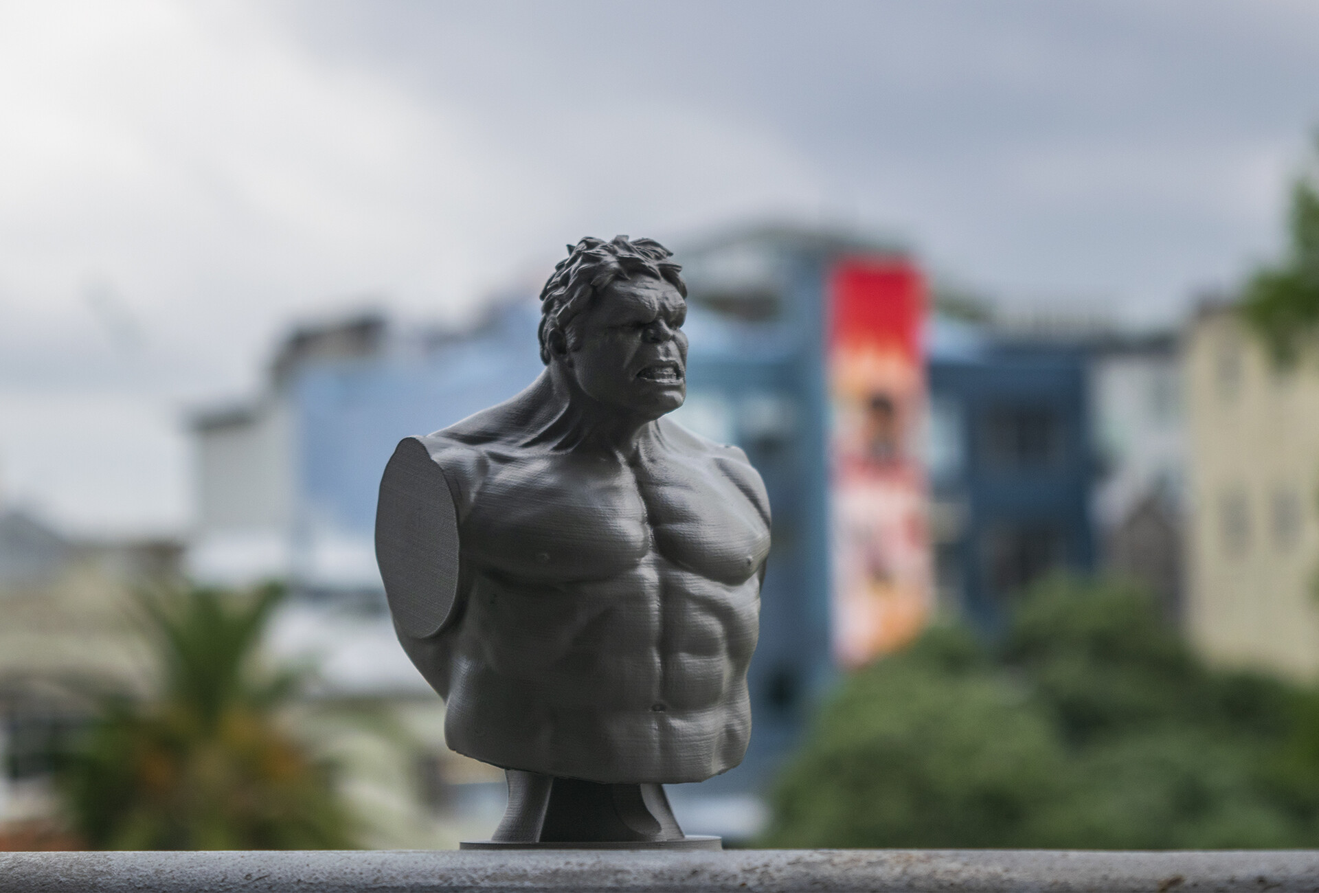 Guga Baraldi - The Incredible Hulk - 3D Print Bust