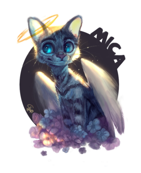 ArtStation - Mica! (Character Painting | 2019)