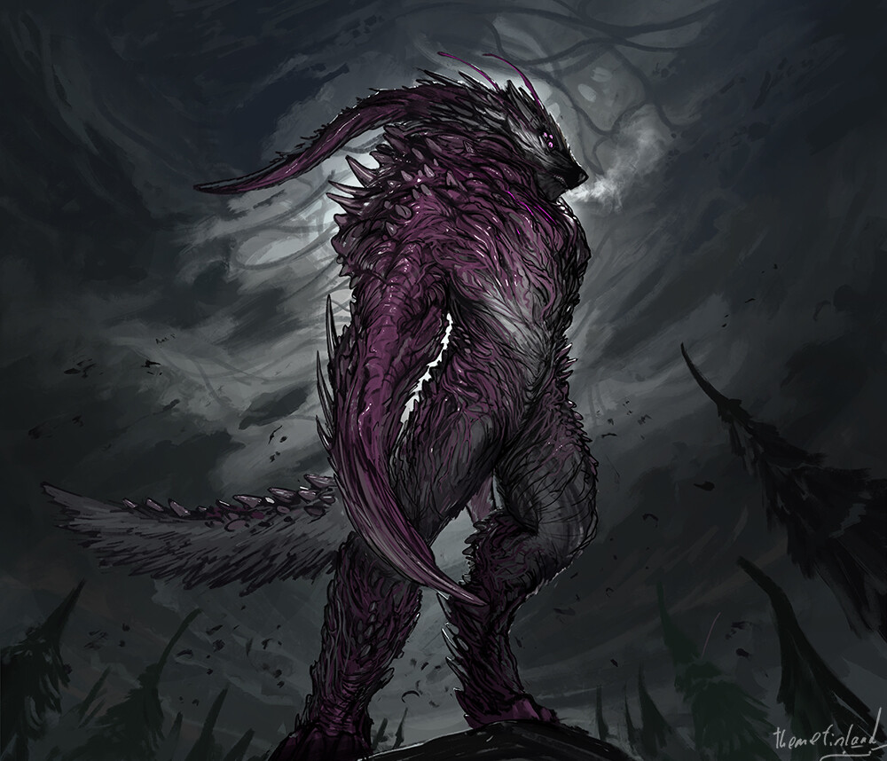 ArtStation - alpha aberration werewolf