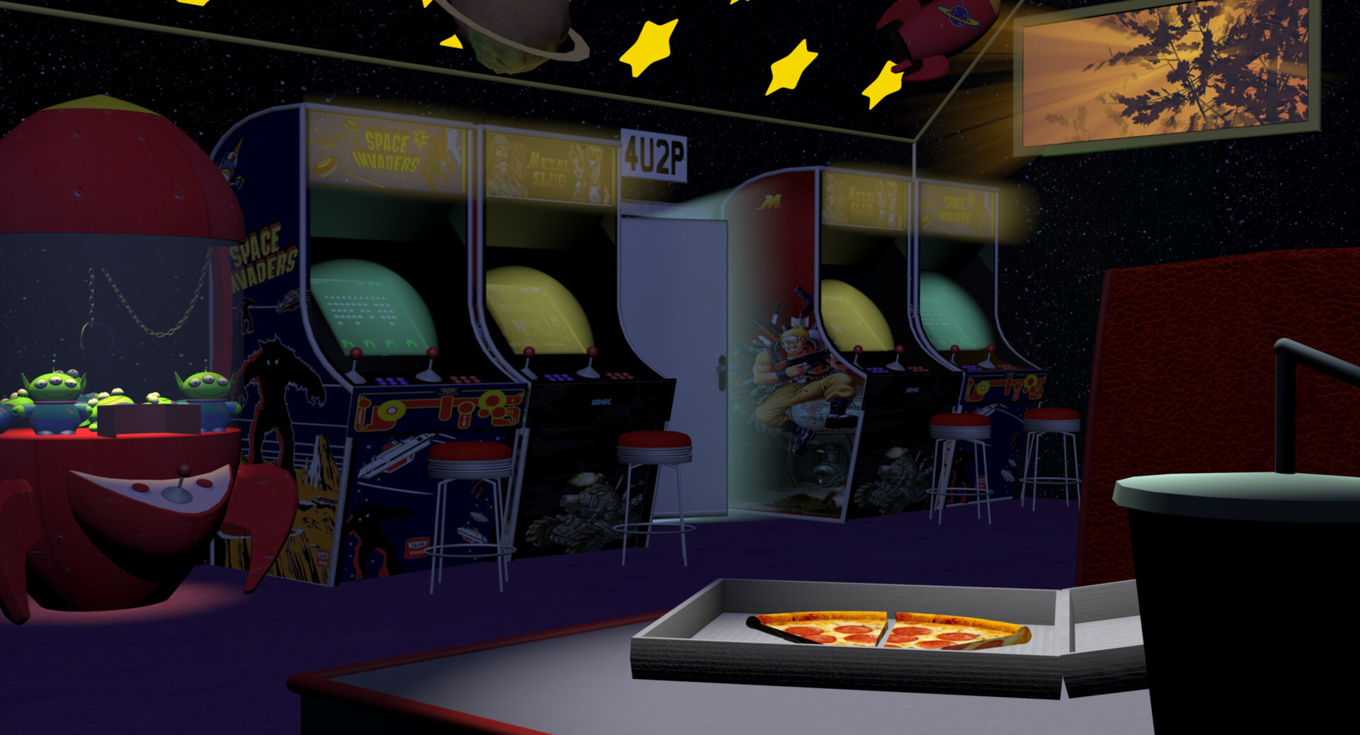 ArtStation - A pizza arcade