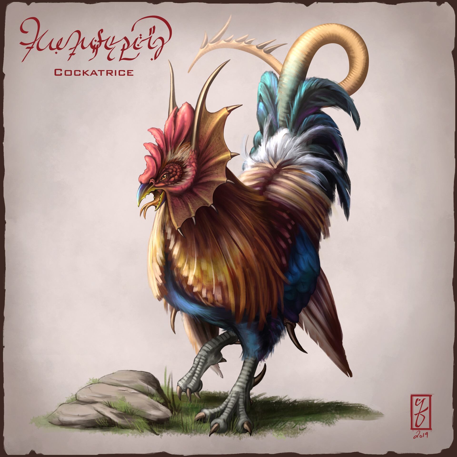 ArtStation - Ecliptian Cockatrice