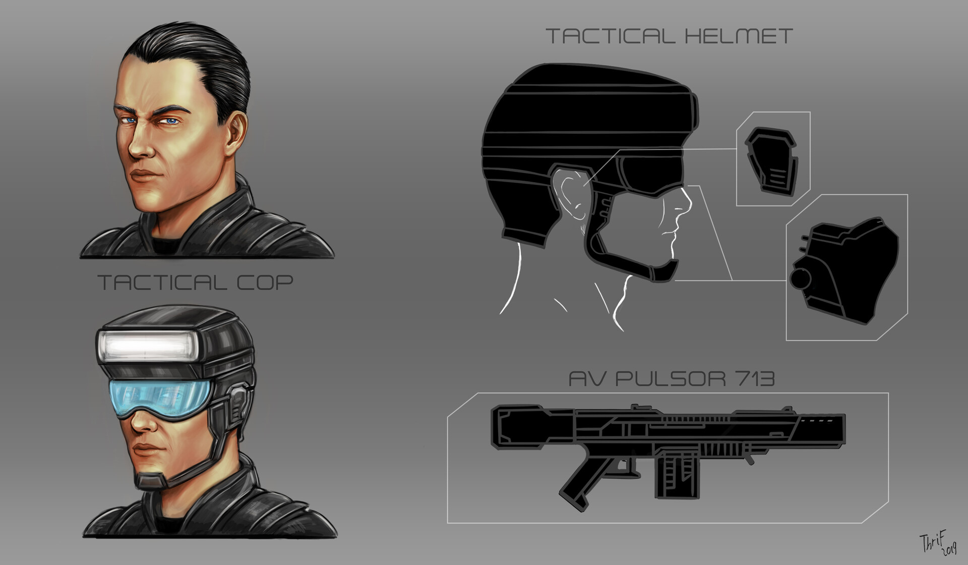 ArtStation - Tactical Helmet