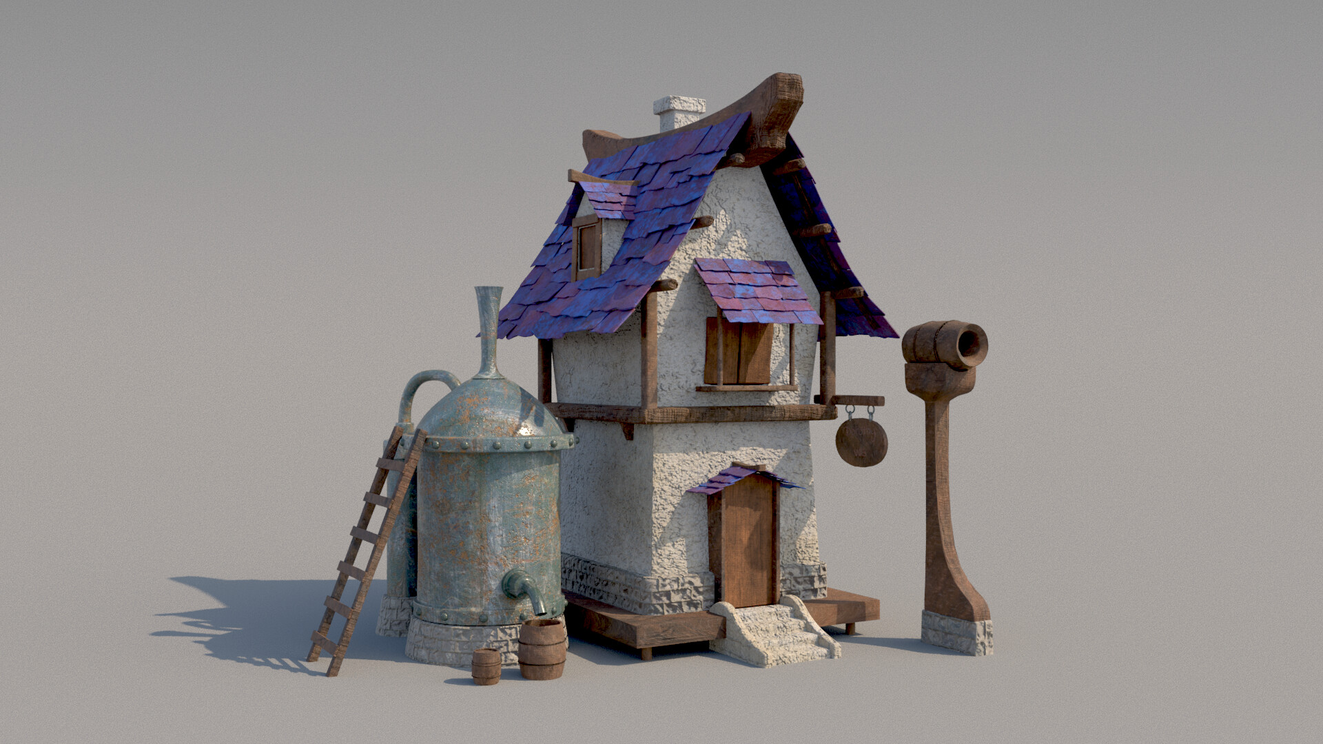 ArtStation - Dwarf Home