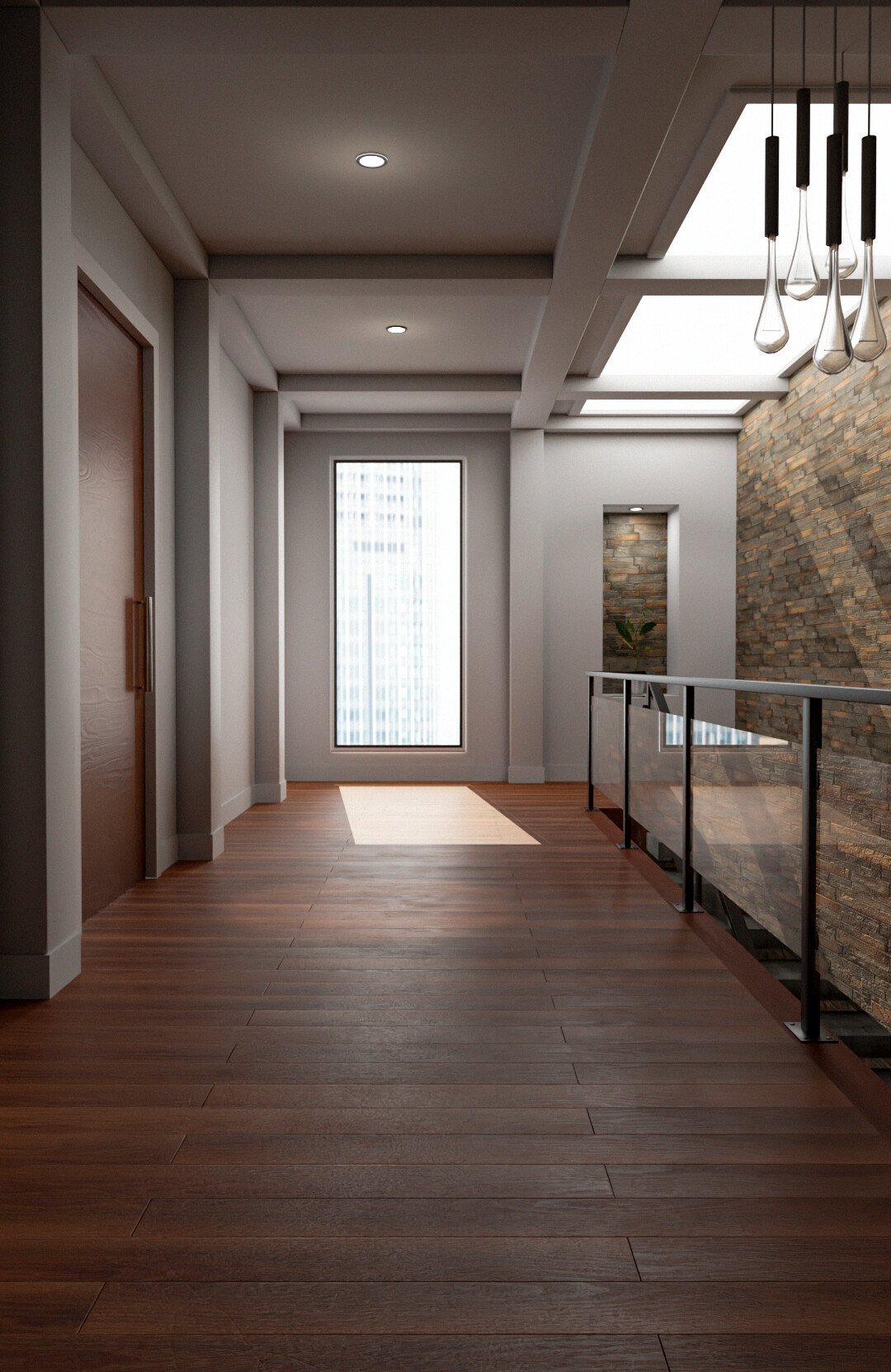 ArtStation - Hallway render