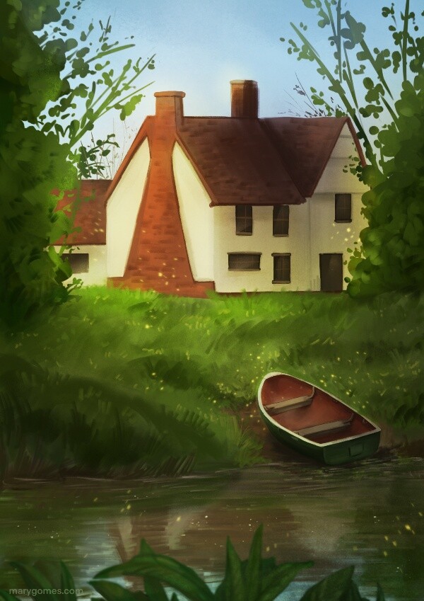ArtStation - House by the river