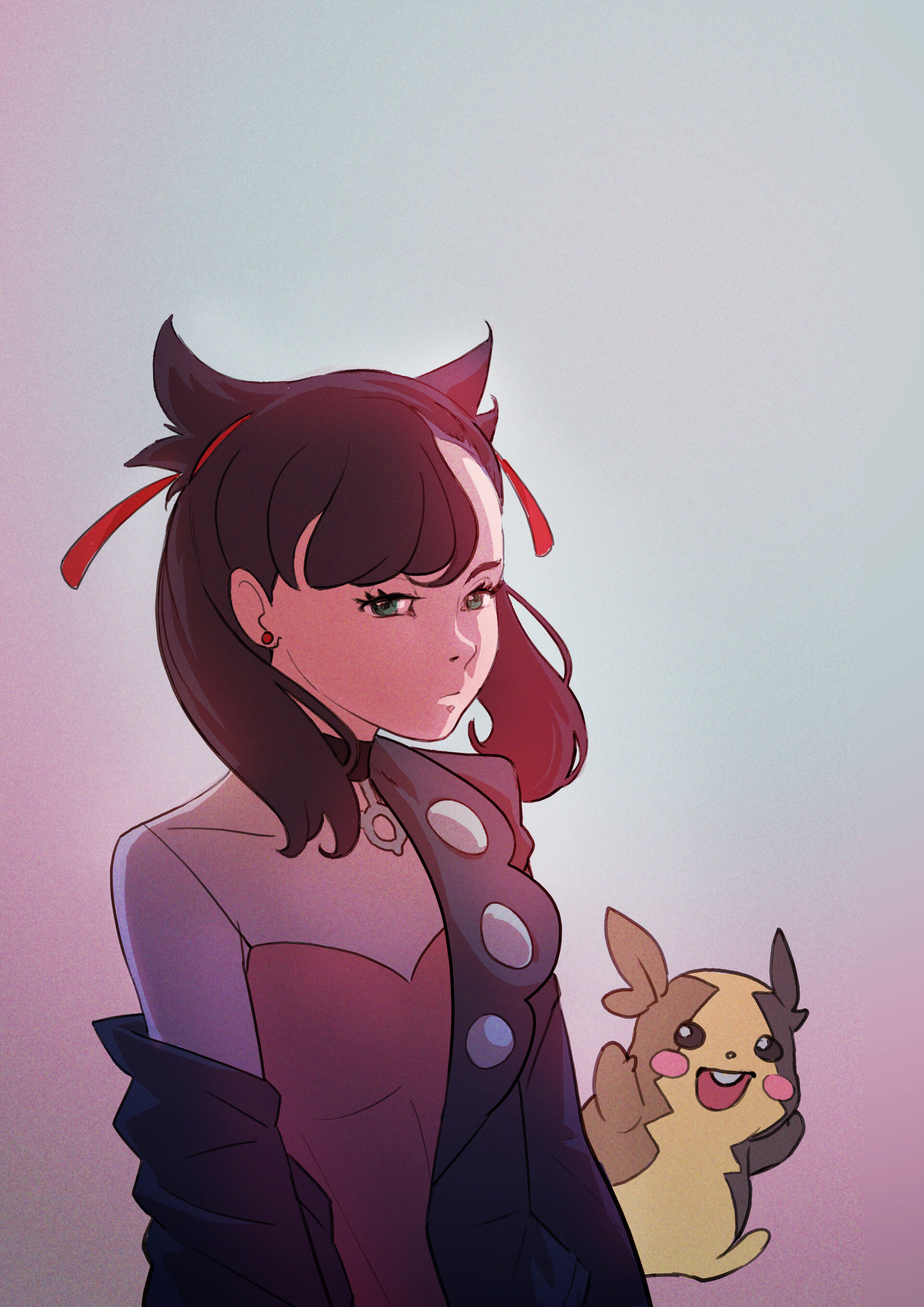 ArtStation - Marnie - Pokemon Sword and Shield