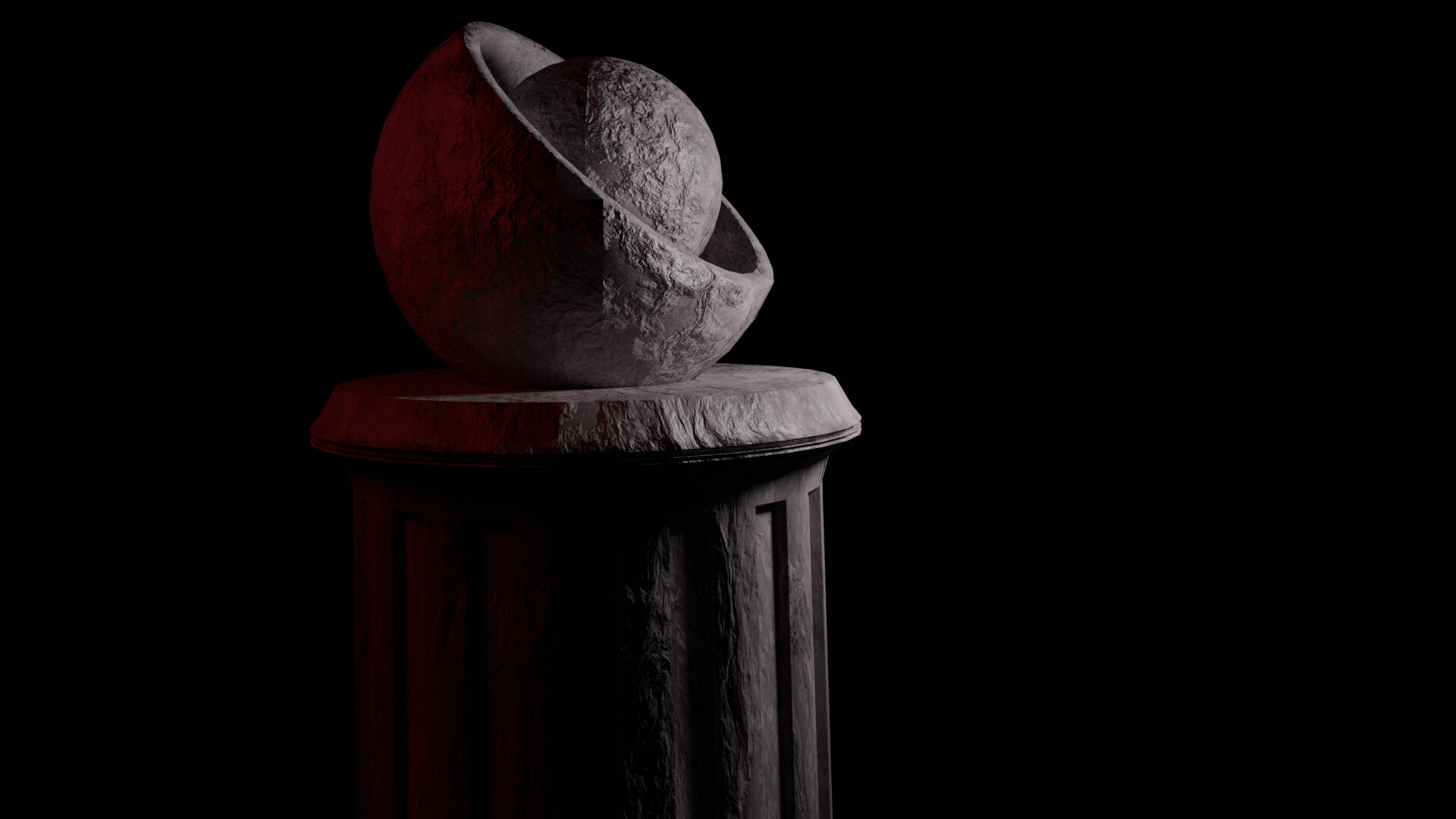 ArtStation - Planet on pillar