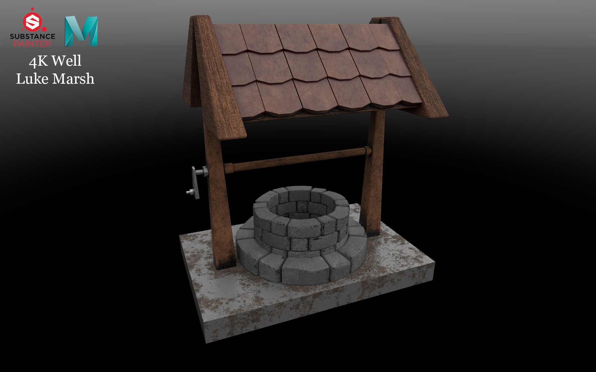 ArtStation - Well (4K Texture Test)