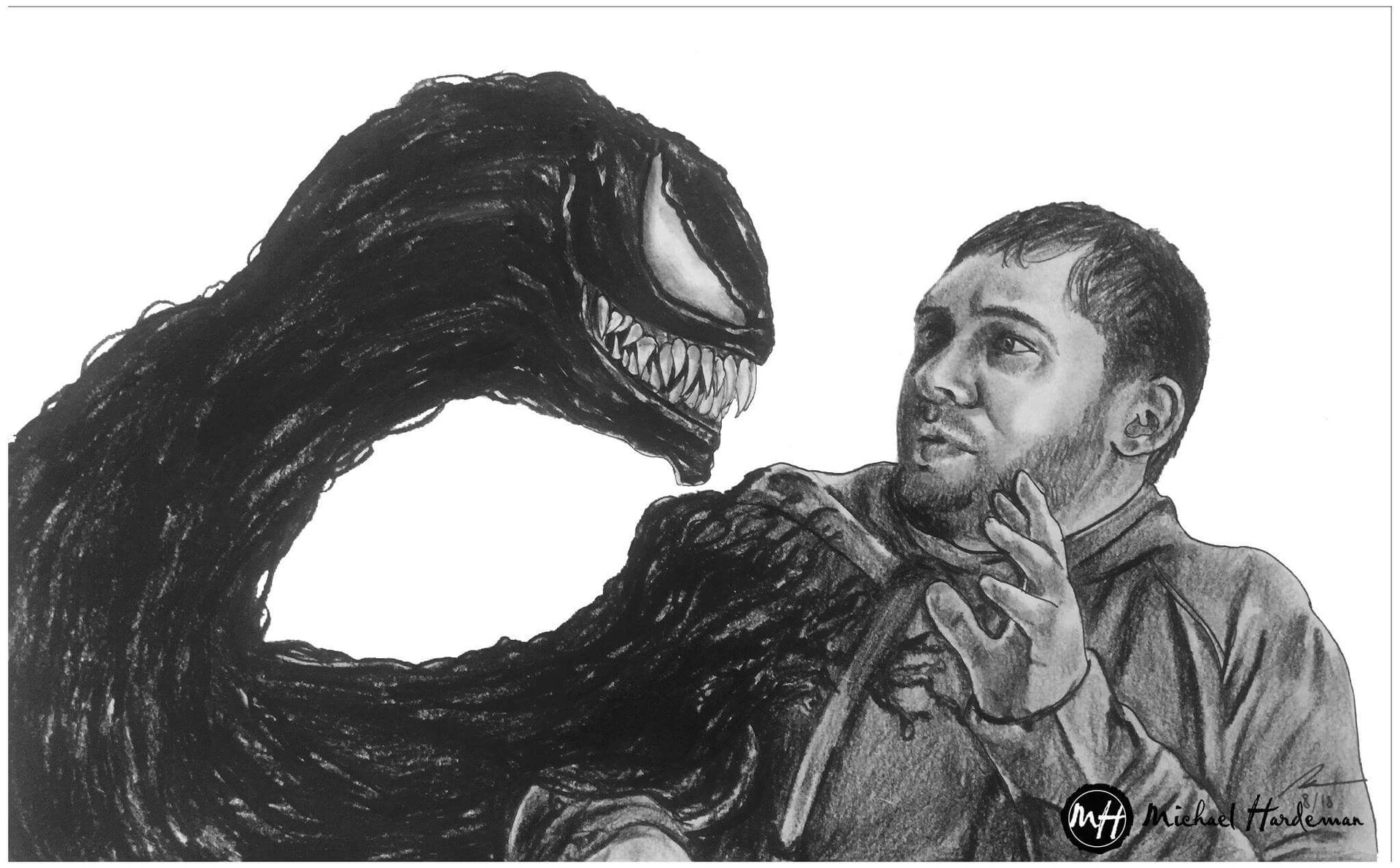 ArtStation - Venom Tom Hardy Illustration