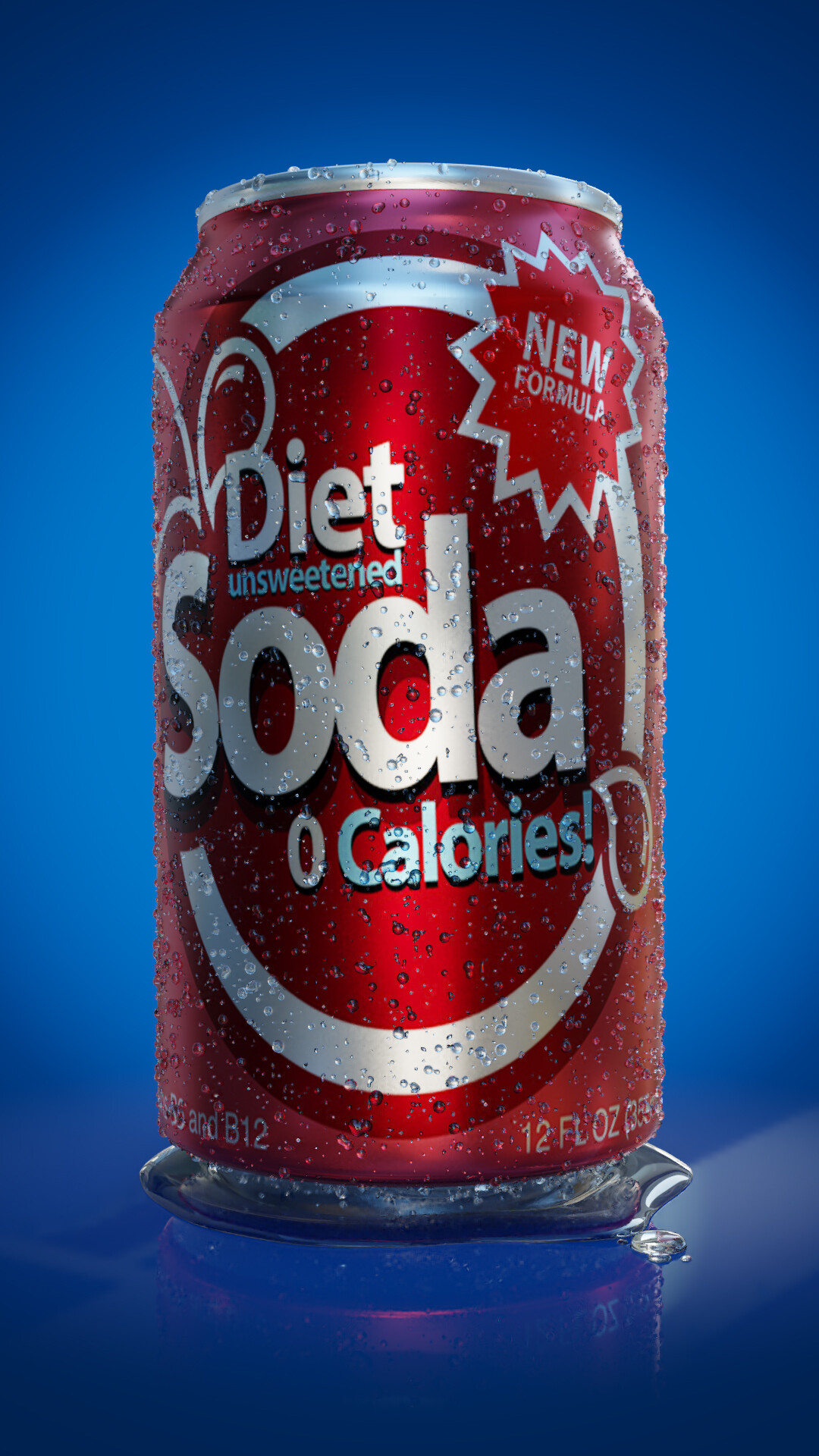 ArtStation - Soda Can with Sweat Drops