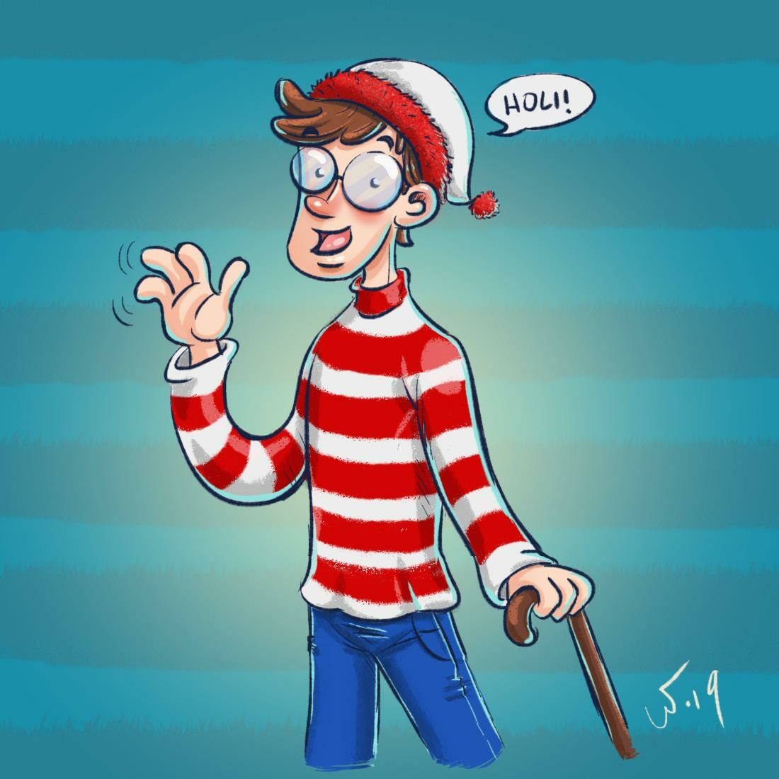 ArtStation - Where's Wally fanart