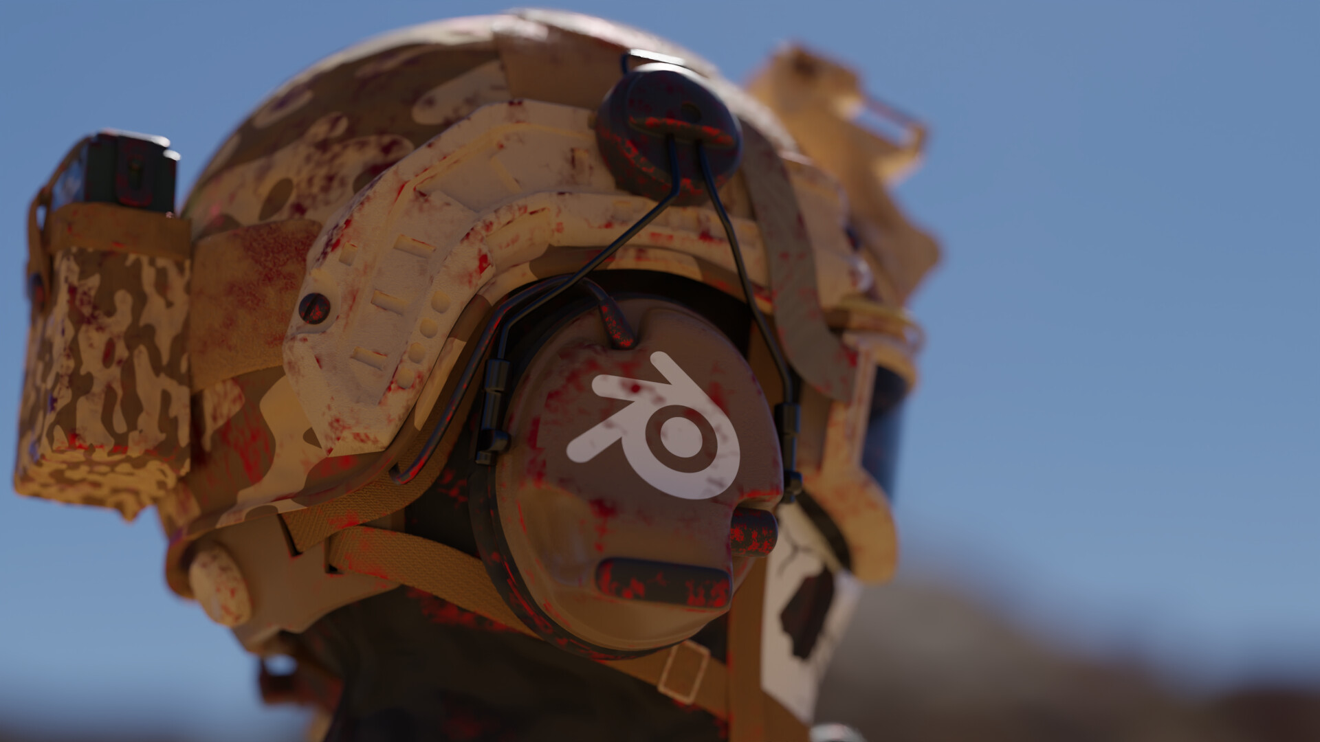 Dylan Lu - Advanced Combat Helmet (ACH) 3D Model