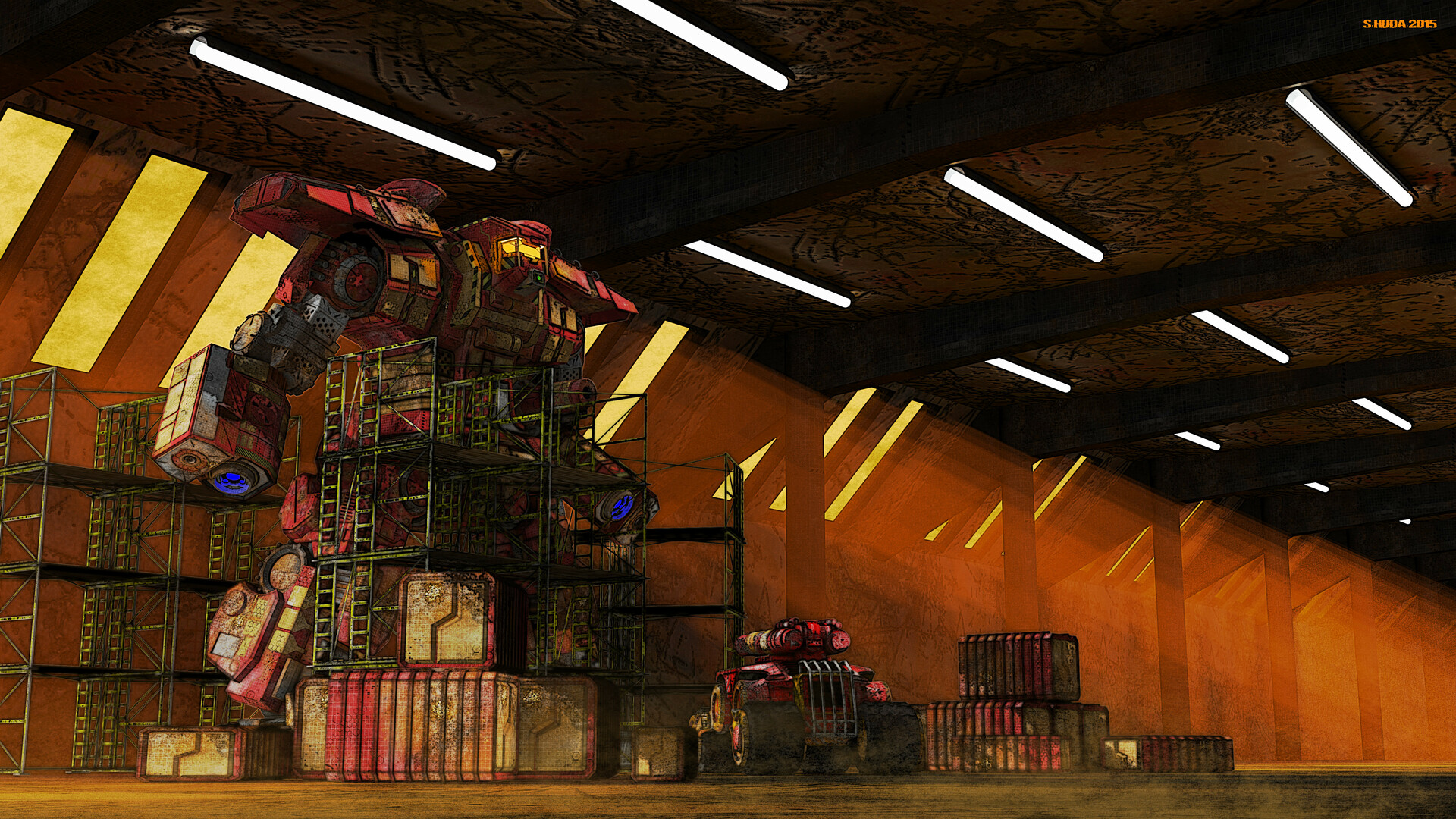 ArtStation - Inside the Warehouse