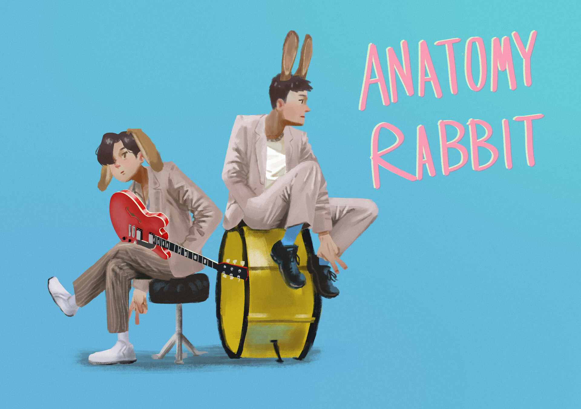 ArtStation - Anatomy Rabbit fan art