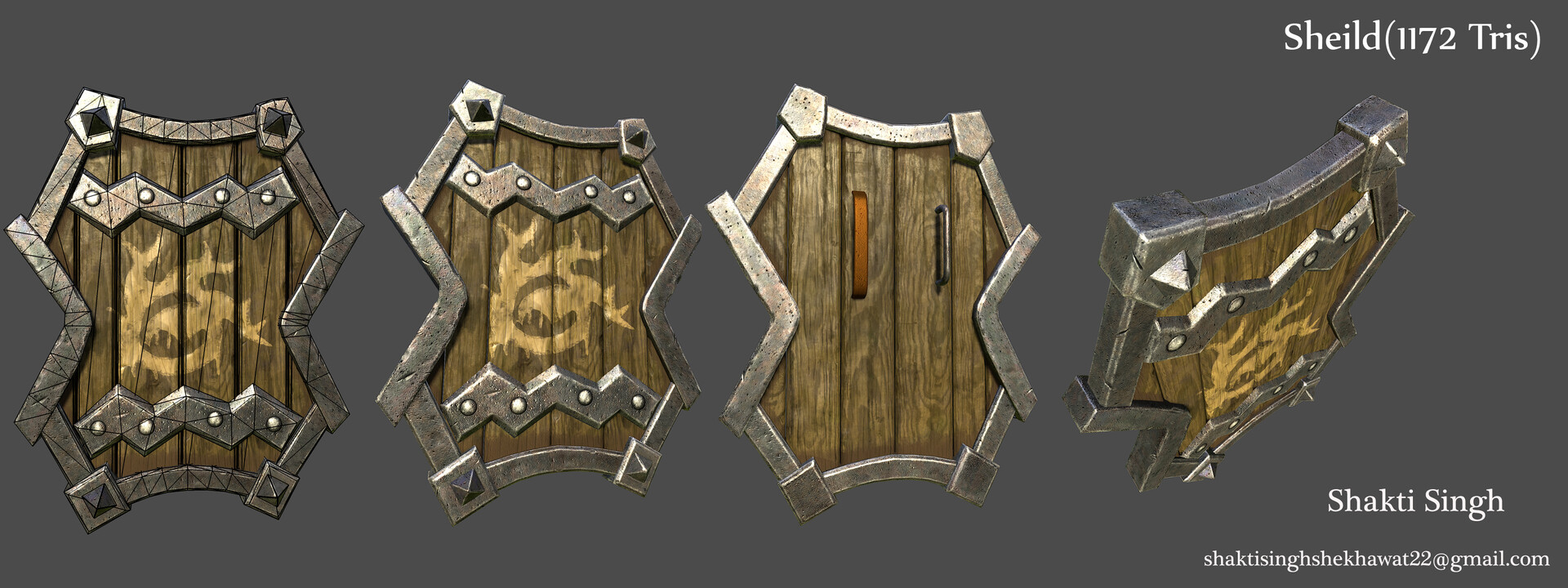 ArtStation - Shield_Hand Painted