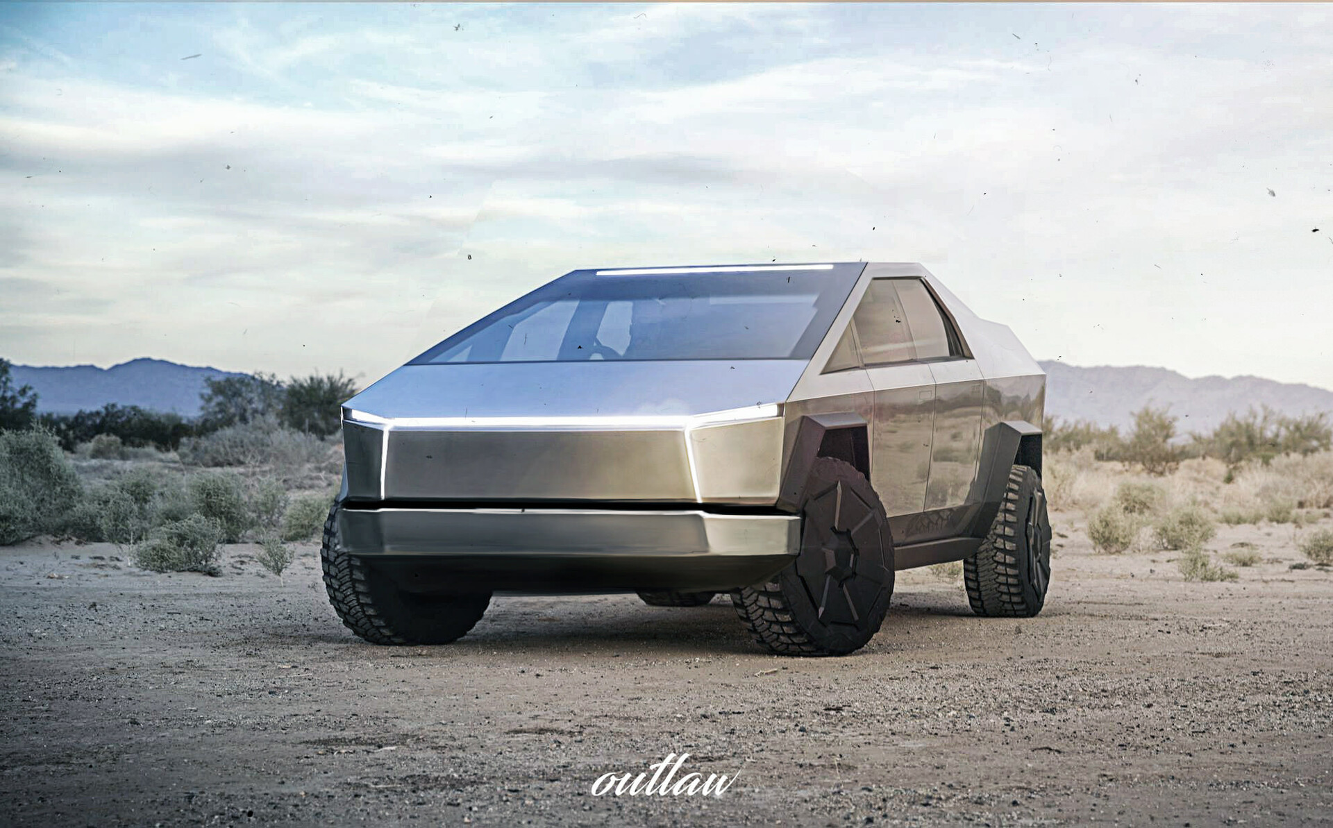 ArtStation - Tesla Cybertruck "simple fix"