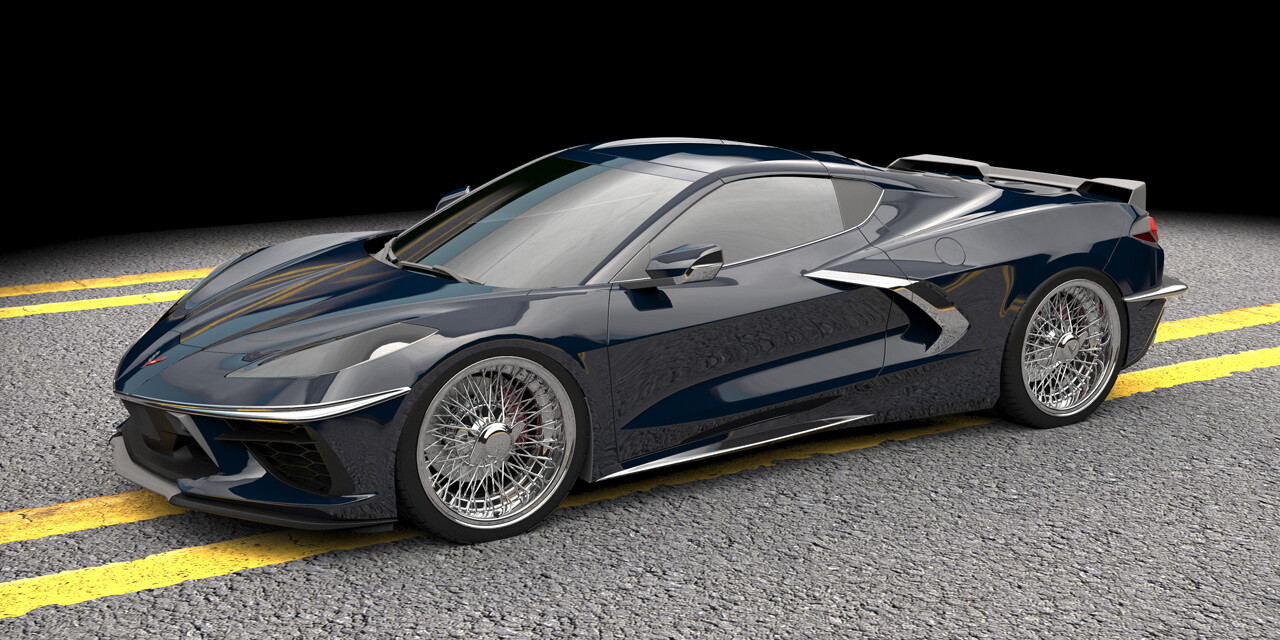 ArtStation - Corvette c8 eleganza edition