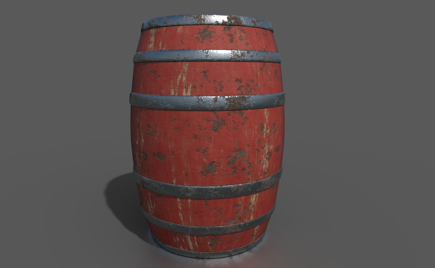 ArtStation - Barrel (Game Prop)