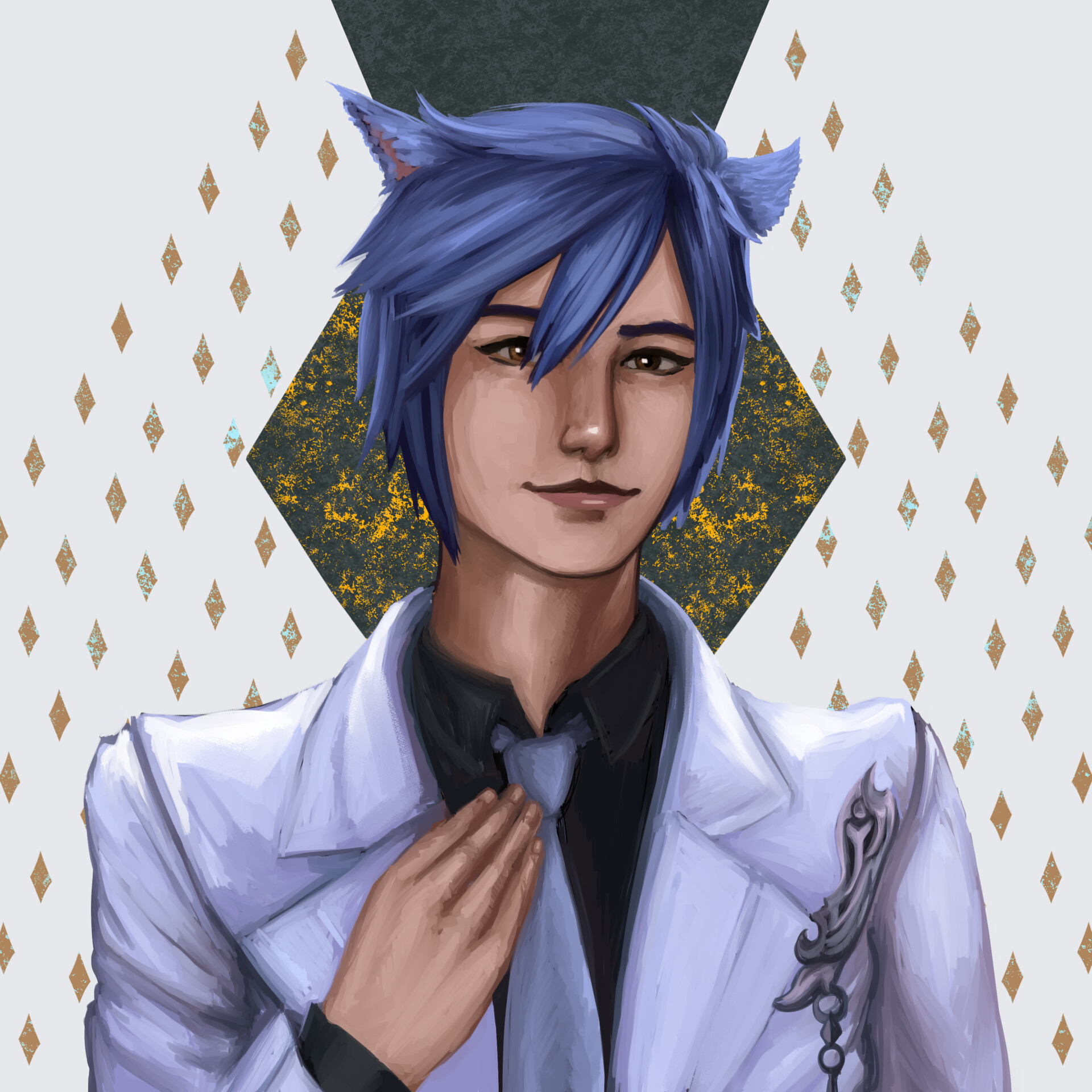 ArtStation - Kitten Boy from FF14 - Commission