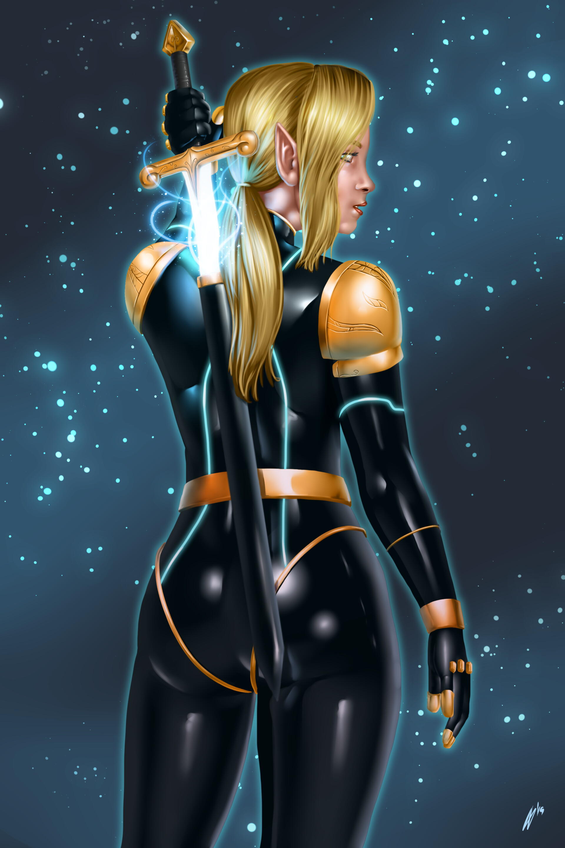 ArtStation - Aleena-Space Elf