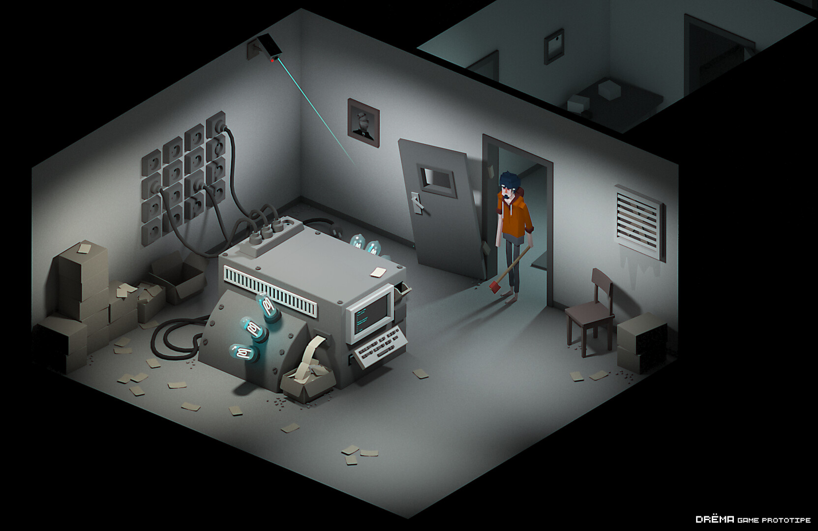 ArtStation - Isometric game scene prototipe