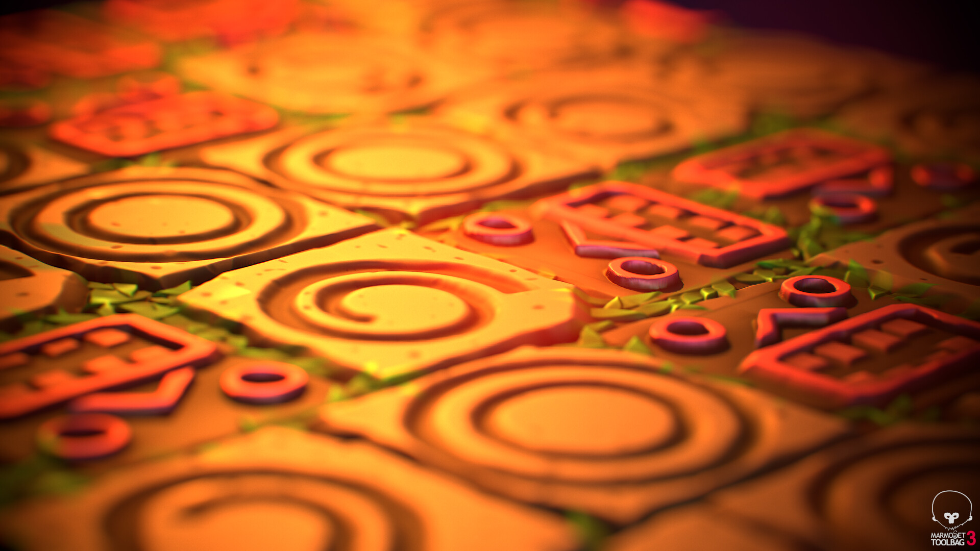 ArtStation - Stylised Aztec Tiles