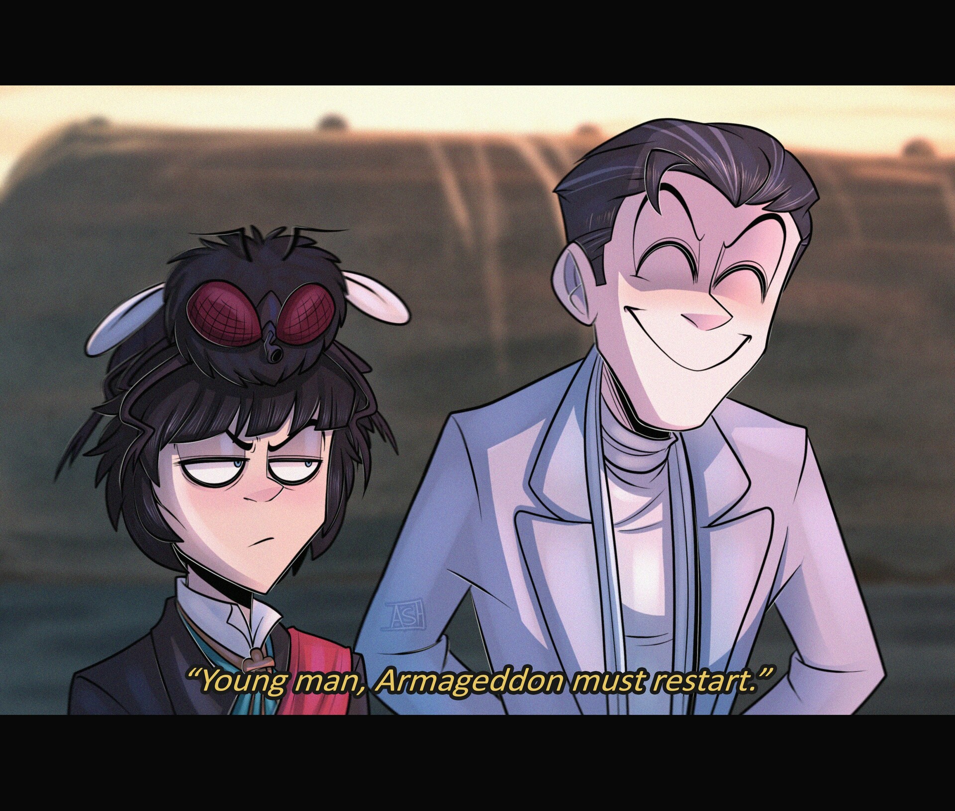 ArtStation - Restart Armageddon - Good Omens