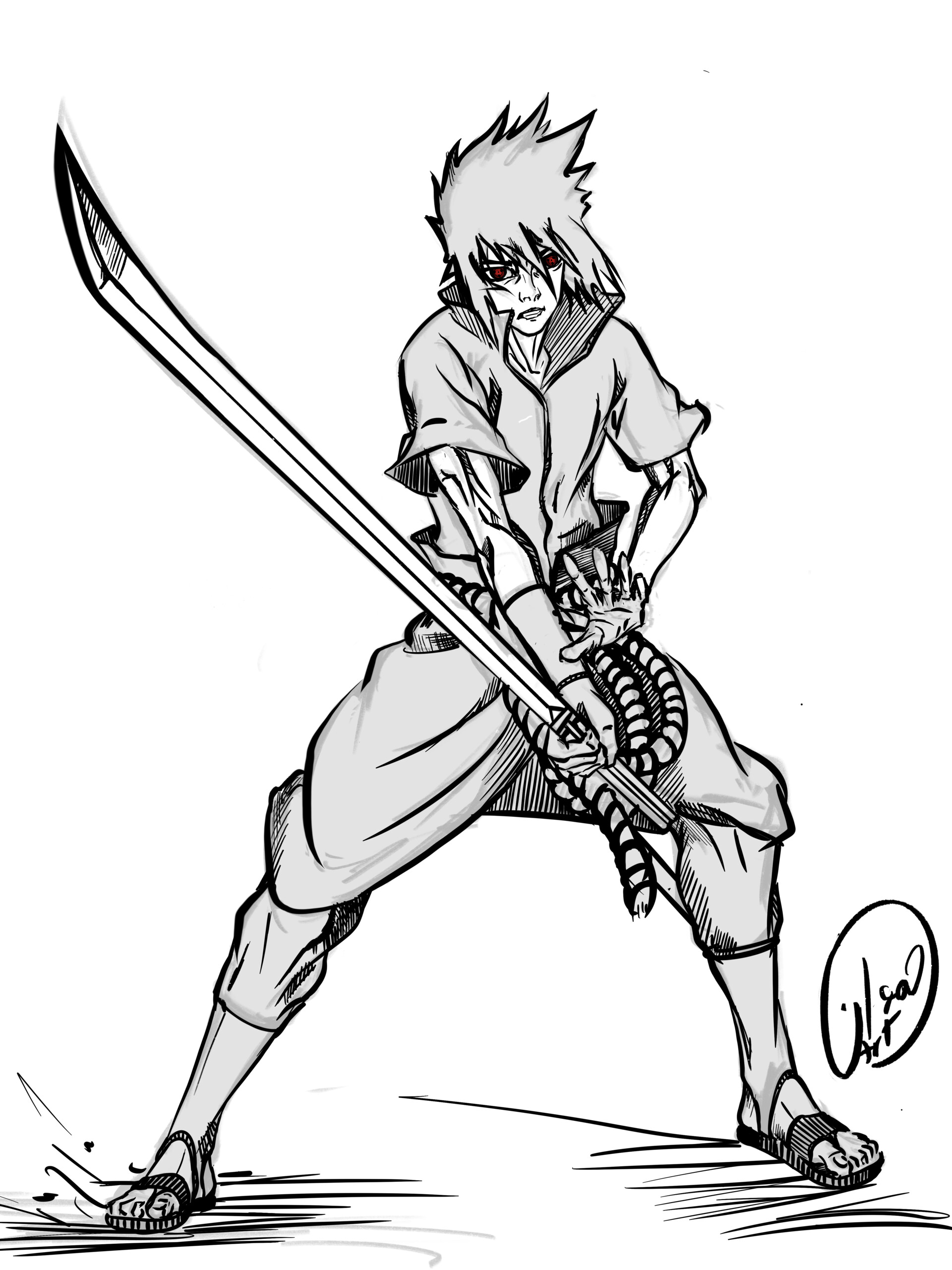 ArtStation - Sasuke Uchiha