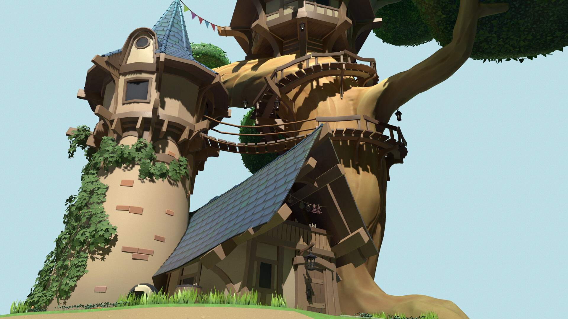 ArtStation - Witch Treehouse