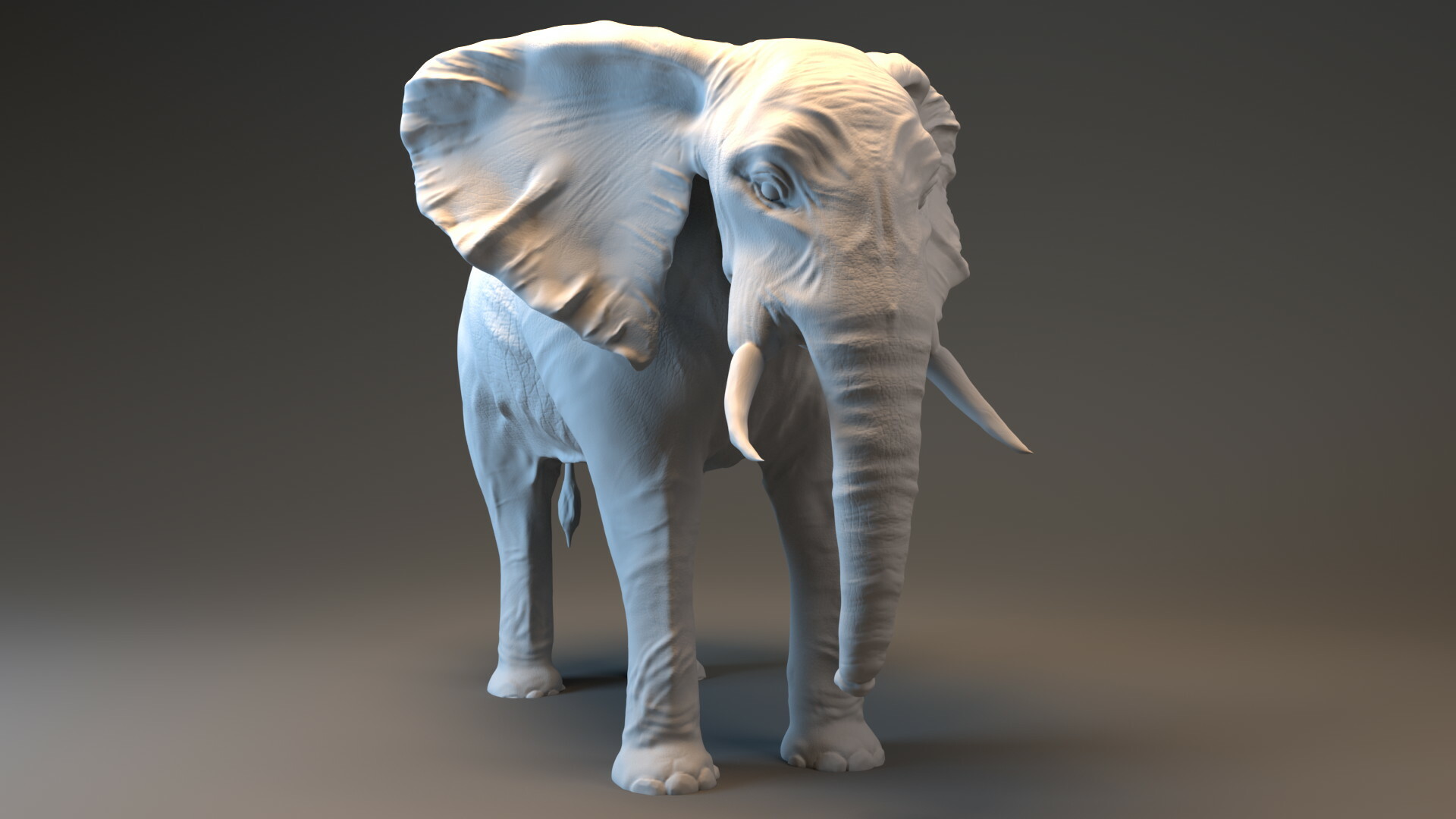 ArtStation - Elephant Study Sculpt