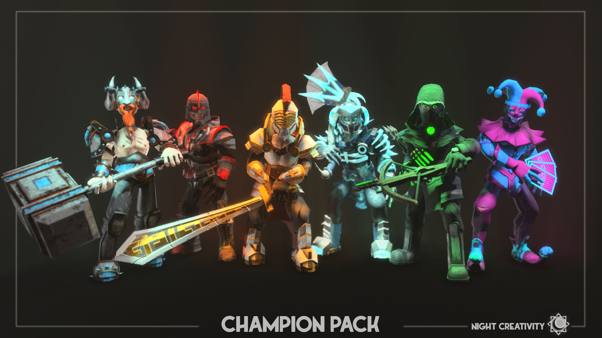 ArtStation - All 6 original champions from Age of Champions: Appocalypse