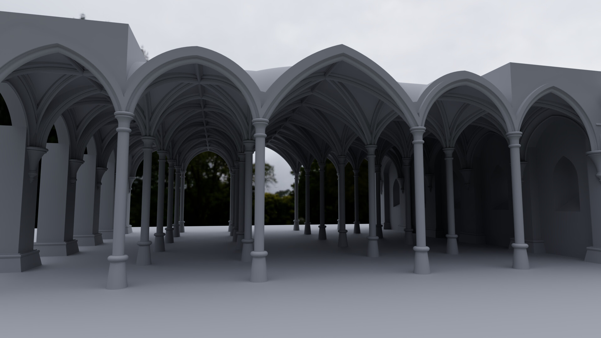 ArtStation - Gothic Cathedral Section