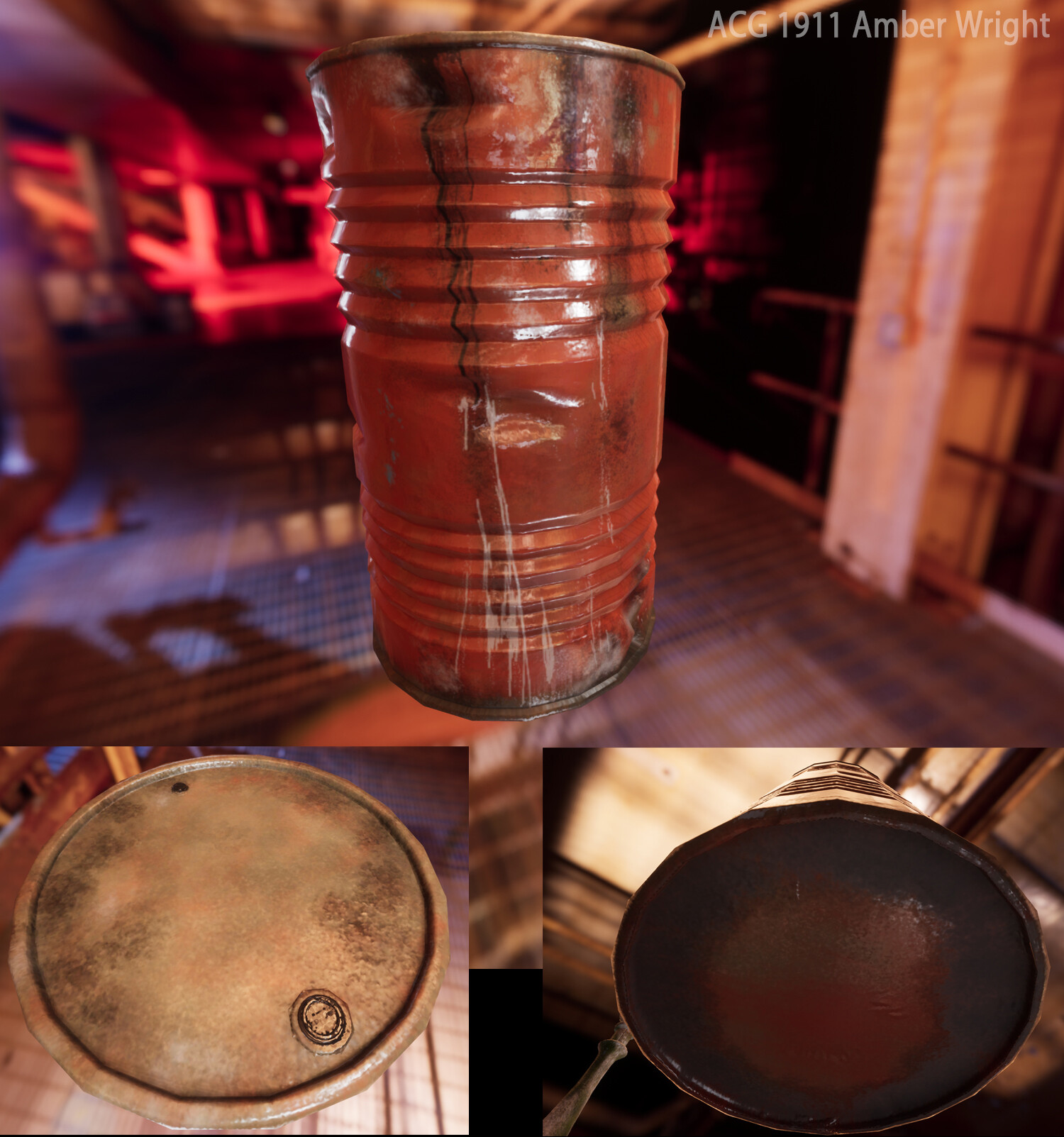 ArtStation - Oil Drum