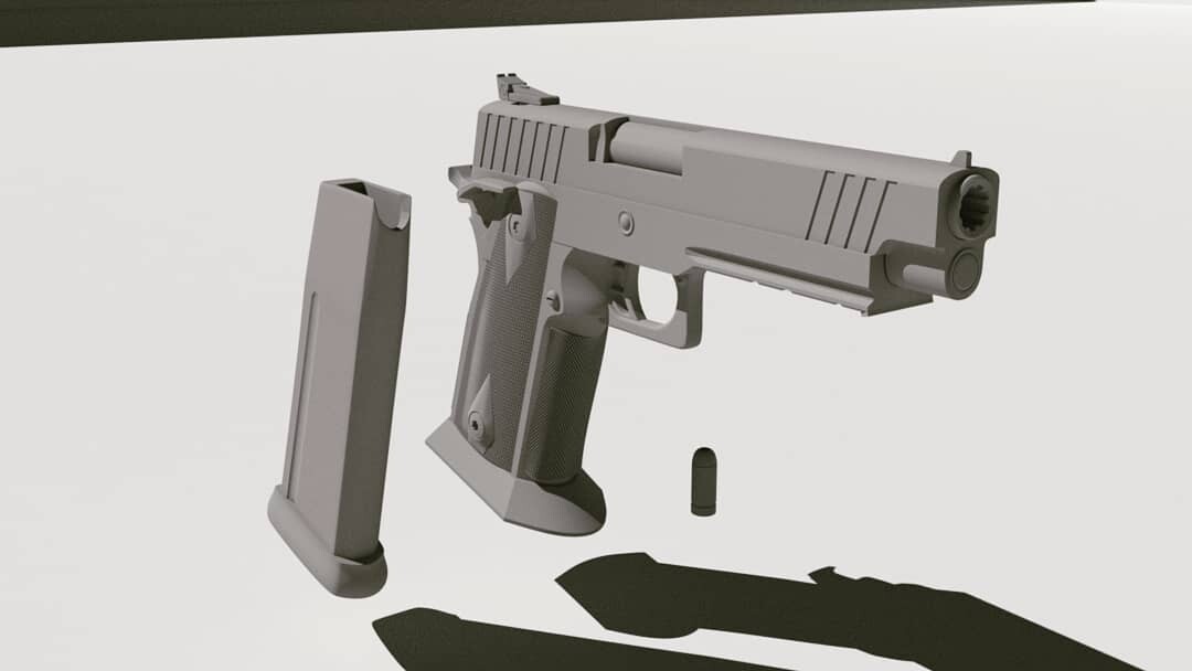 ArtStation - STI Tactical 5.0 Pistol & SS2 V4 Rifle