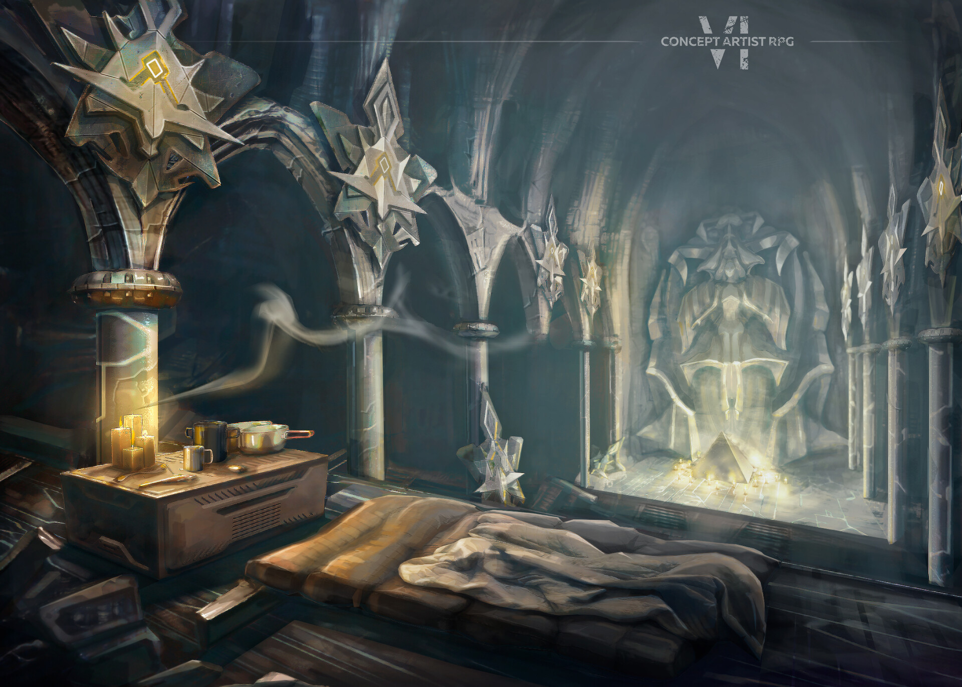 ArtStation - 4 task for the contest CONCEPT ARTIST RPG 6.0 "Base of the ...