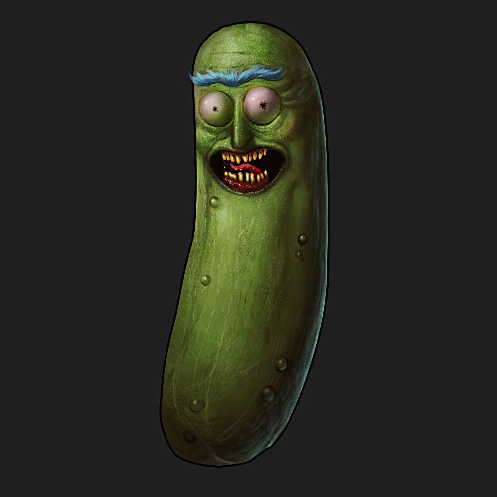 ArtStation - Pickle Rick