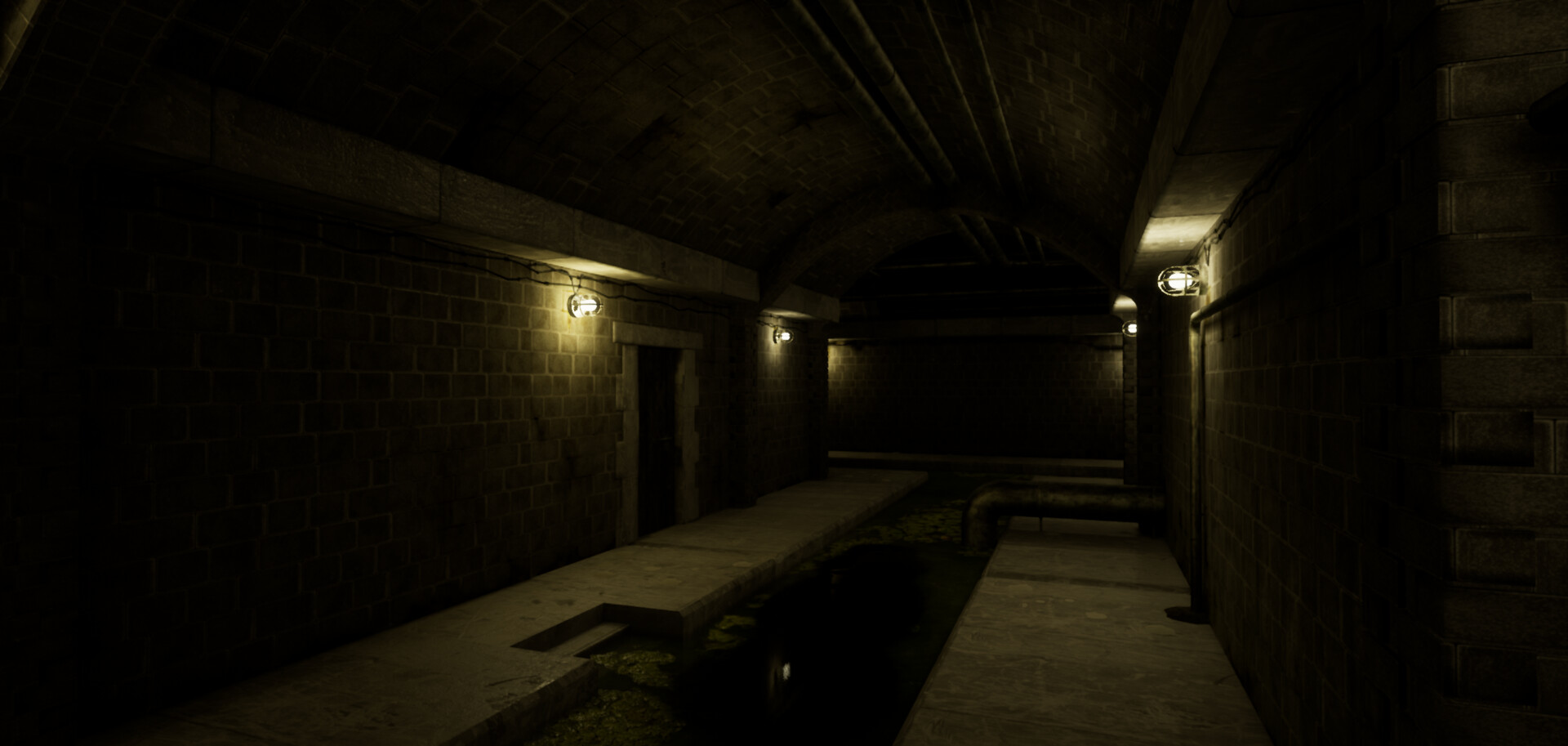 ArtStation - Sewer Game Level