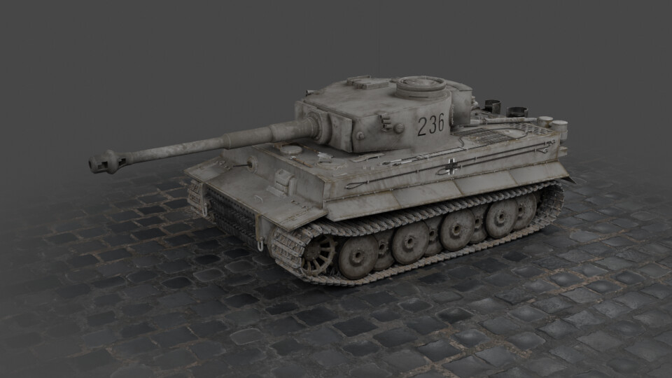 ArtStation - Panzerkampfwagen VI Tiger Ausf. E