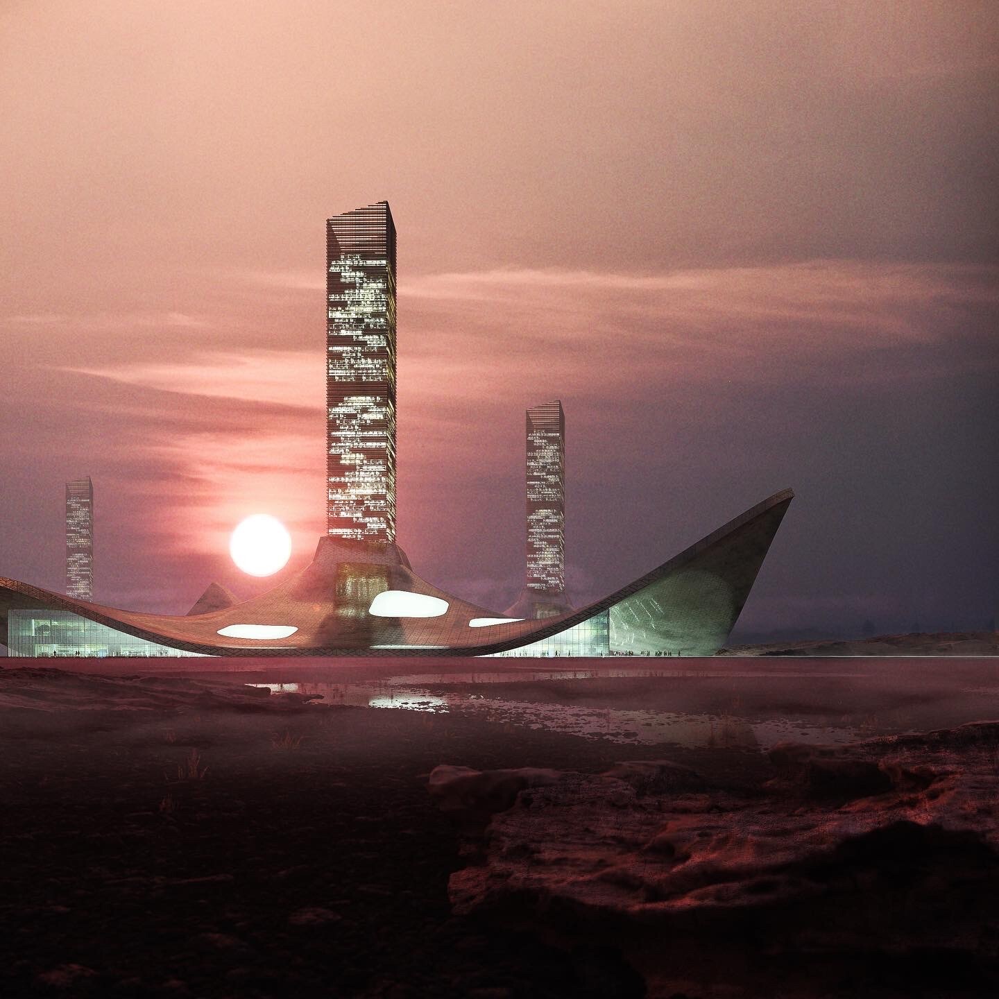 ArtStation - Solar Towers