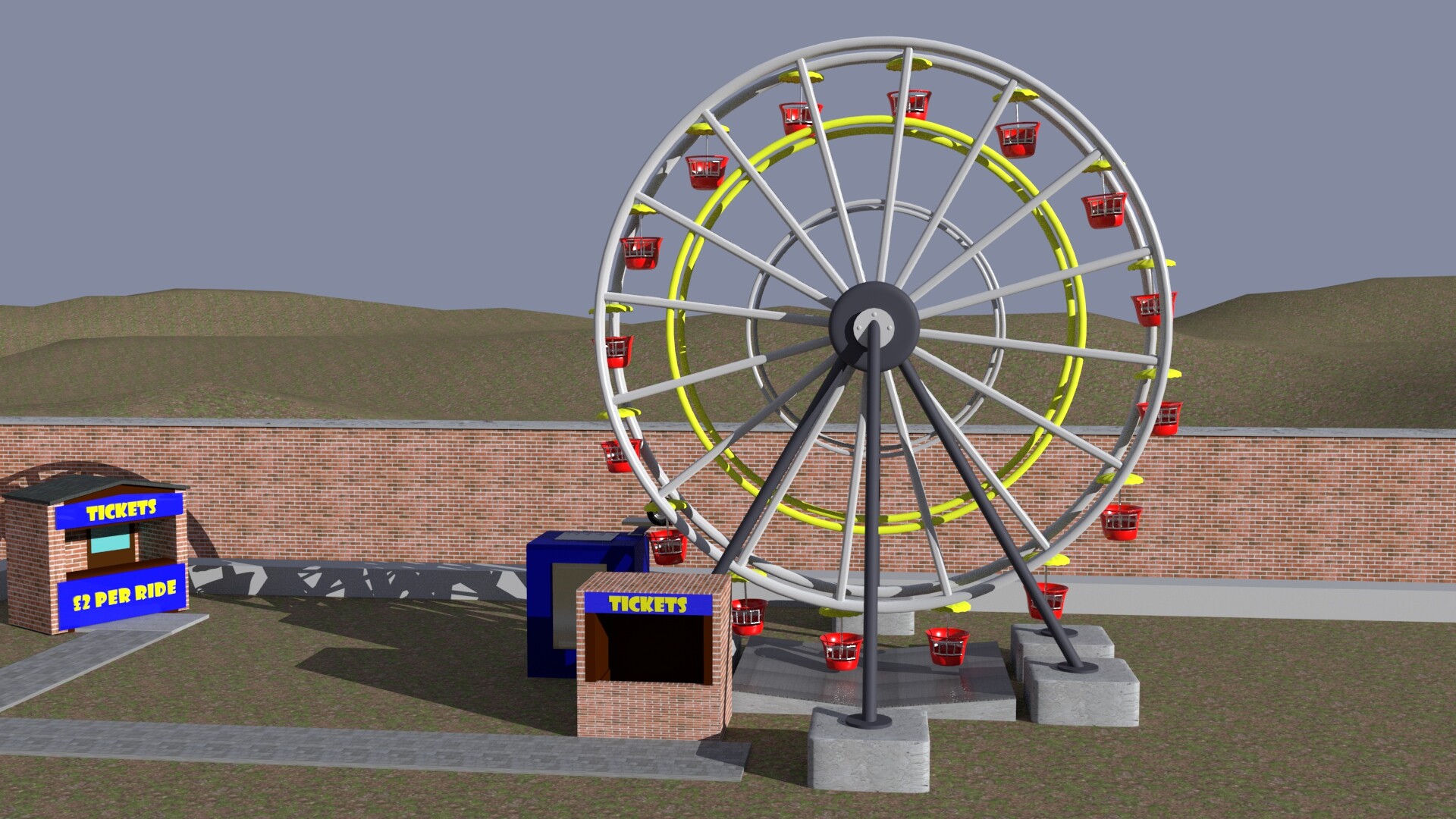 Ryan McMahon - Ferris Wheel Animation created in Maya