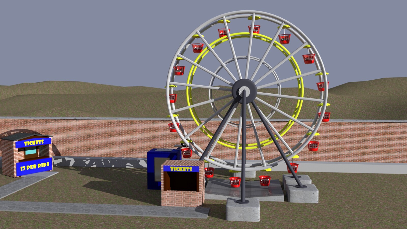 Ryan McMahon - Ferris Wheel Animation created in Maya