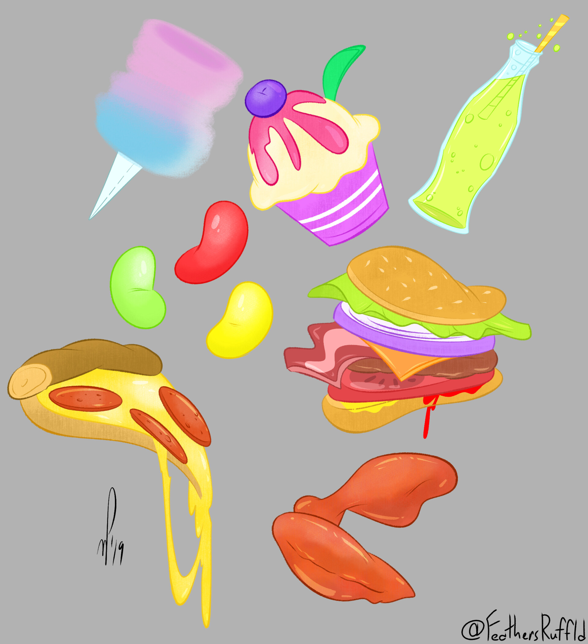 ArtStation - Food Practice
